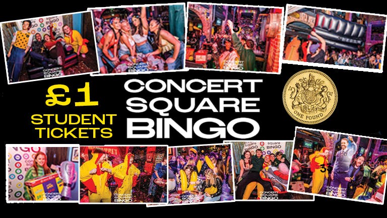 £1 CONCERT SQUARE BINGO - Mondays at Einstein, Concert Square - WIN ...