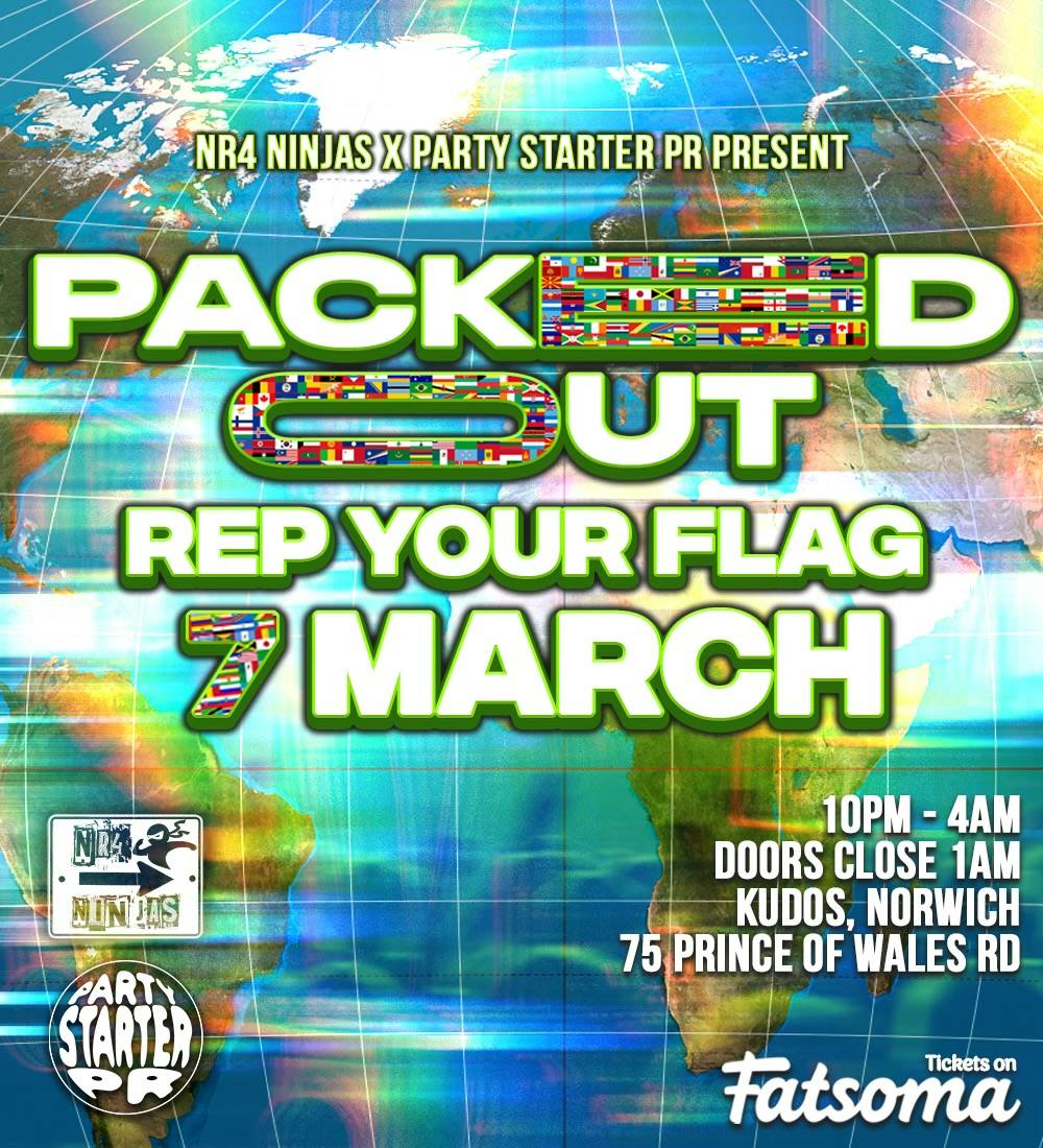 PACKED OUT: Rep Your Flag Edition at KUDOS Bar and Nightclub, Norwich ...