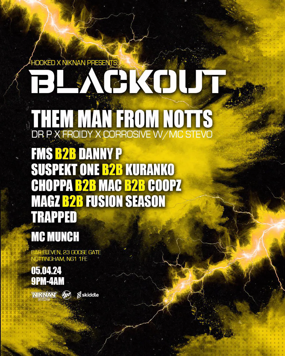 (DNB) (FMS)Hooked X Niknan Presents Blackout : Them Man From Notts,FMS ...