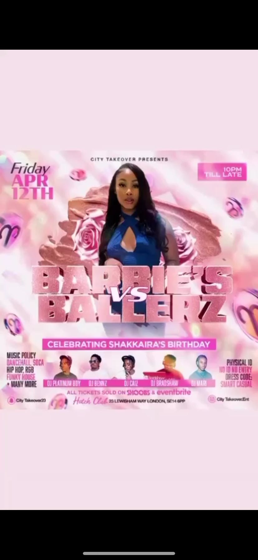 Barbz Vs Ballerz at The Hatch Club, London on 12th Apr 2024 | Fatsoma