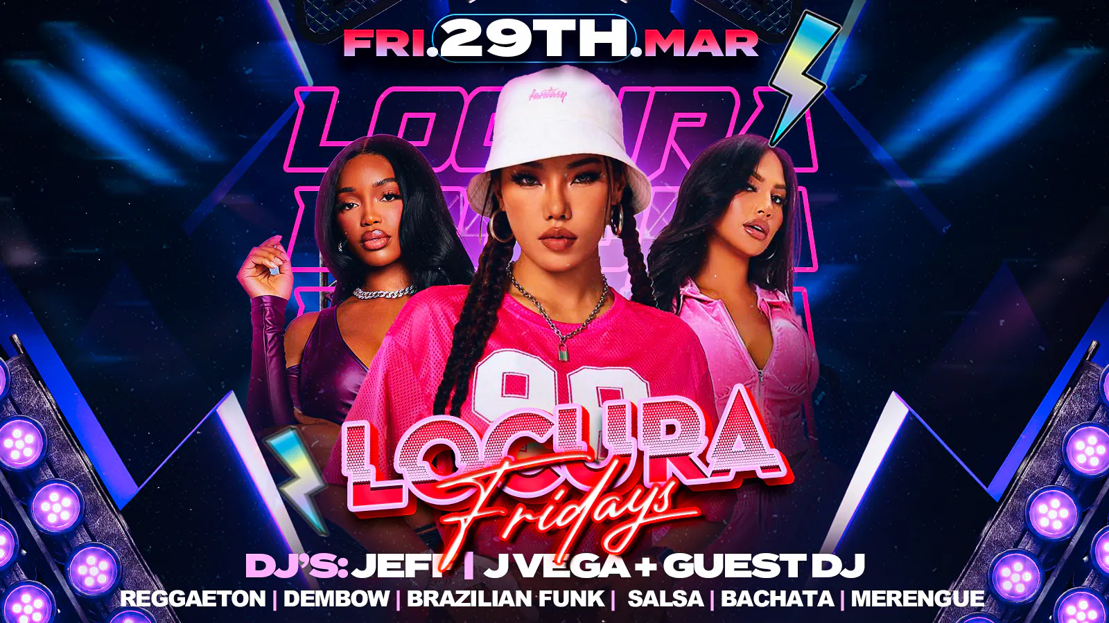 LOCURA FRIDAYS @PARADISE - at Paradise London Nightclub, London on 29th ...