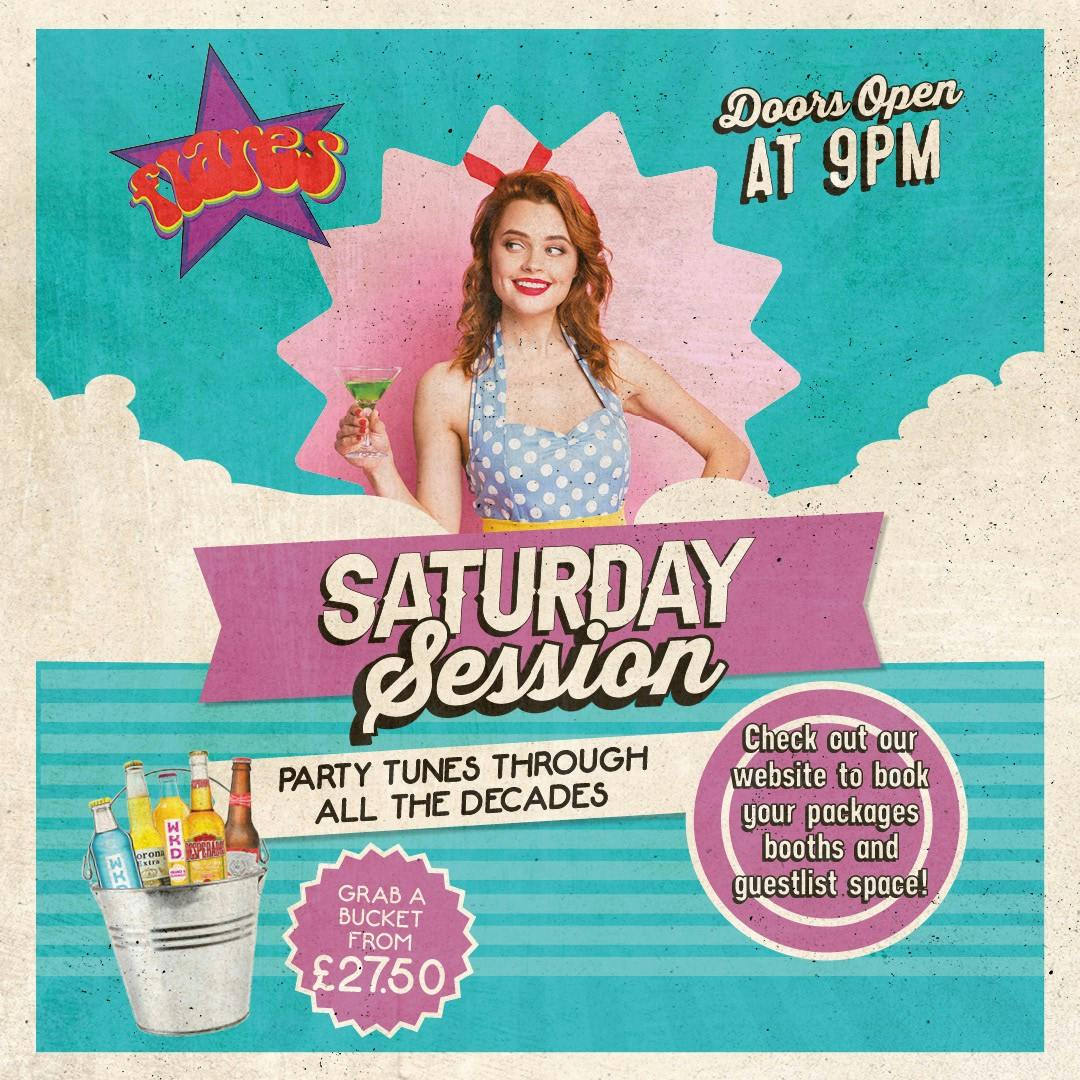 Saturday Sessions @ Flares York at Flares - York, York on 23rd Mar 2024 ...