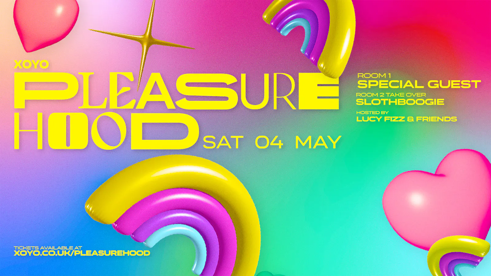 PLEASUREHOOD SATURDAYS AT XOYO - LIMITED FREE ENTRY TICKETS! - 4th May ...