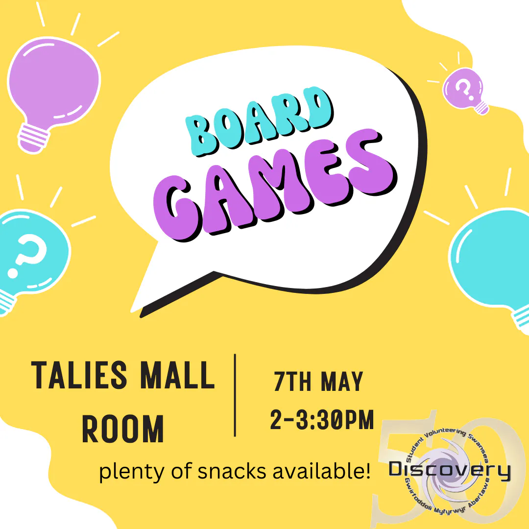 SWES - Board Game Session at Taliesin Arts Centre, Sketty on 7th May ...