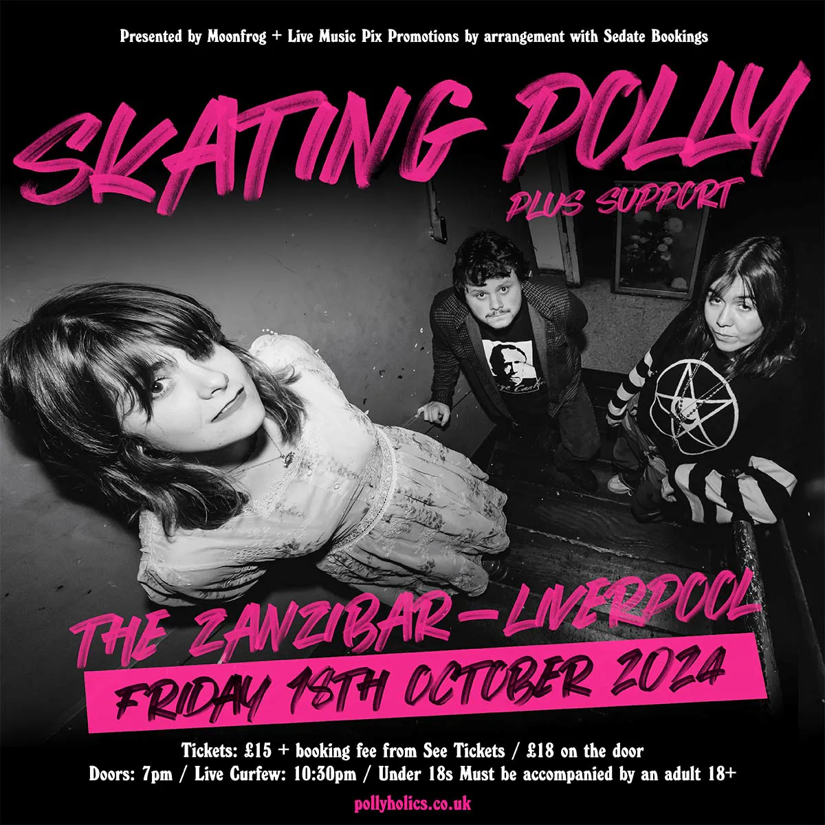 SKATING POLLY | ZANZIBAR, LIVERPOOL at Zanzibar, Liverpool on 18th Oct ...