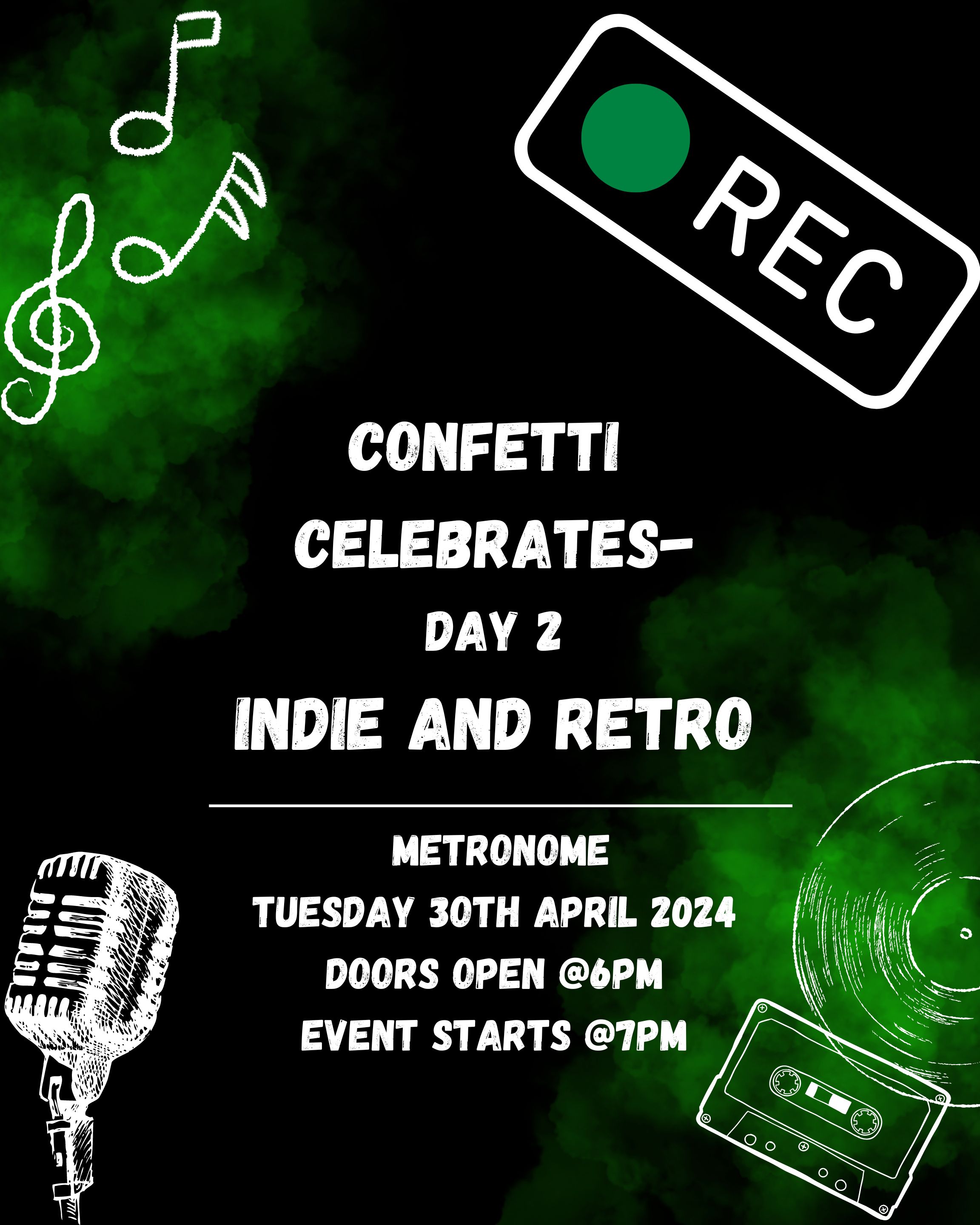 Confetti Celebrates Indie and Retro Night at Metronome, Nottingham on ...