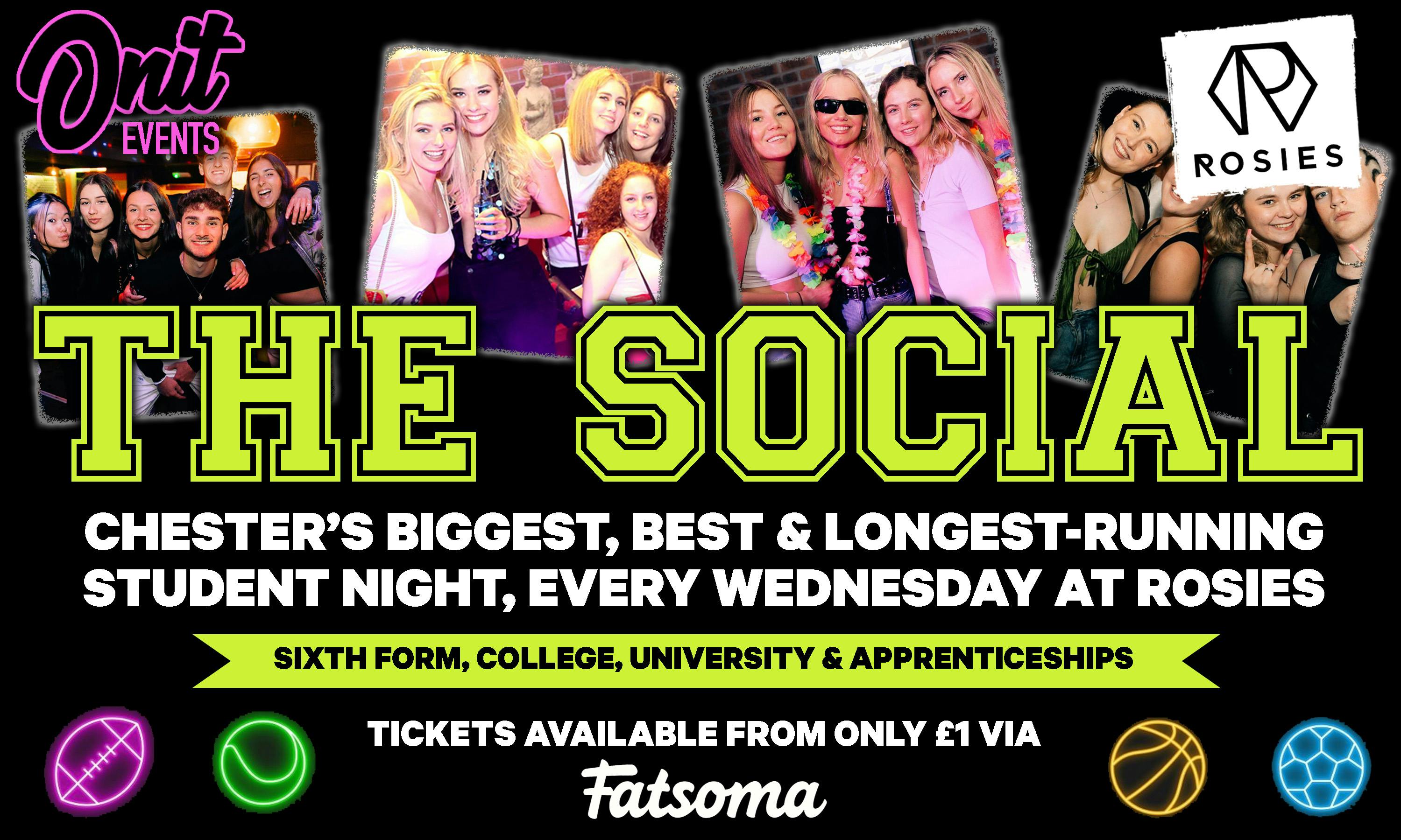 The Social at Rosies - Chester, Chester on 29th May 2024 | Fatsoma