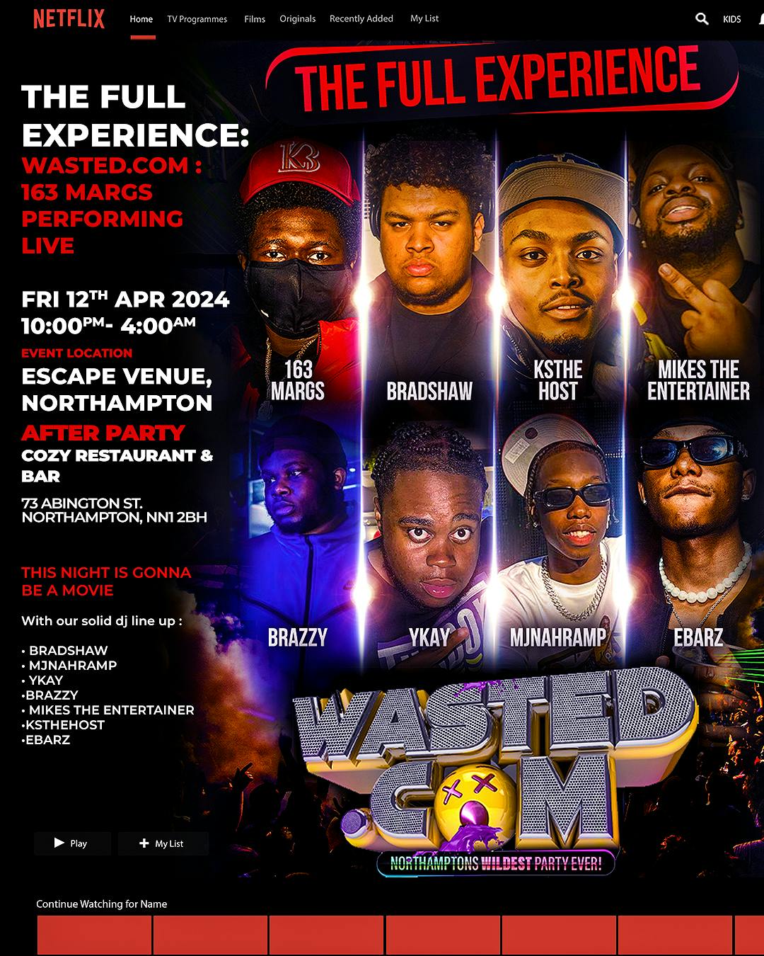 THE FULL EXPERIENCE : WASTED.COM : ‼️ 163 MARGS PERFORMING LIVE ‼️ at ...