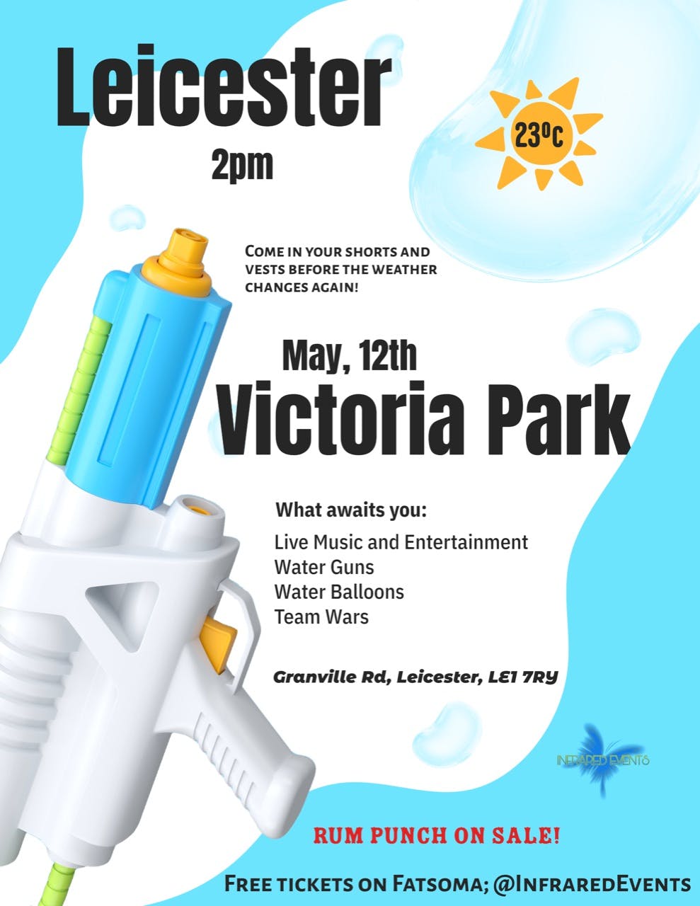 Leicester Water Splash 💦 at Victoria Park, Leicester on 12th May 2024 ...