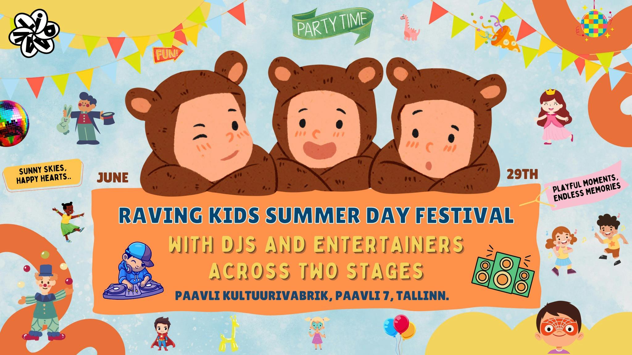 RAVING KIDS SUMMER DAY FESTIVAL WITH DJS & ENTERTAINERS at Paavli ...