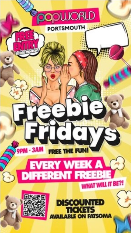 🎉 Freebie Fridays 🎁 at Popworld - Portsmouth, Portsmouth on 28th Jun ...
