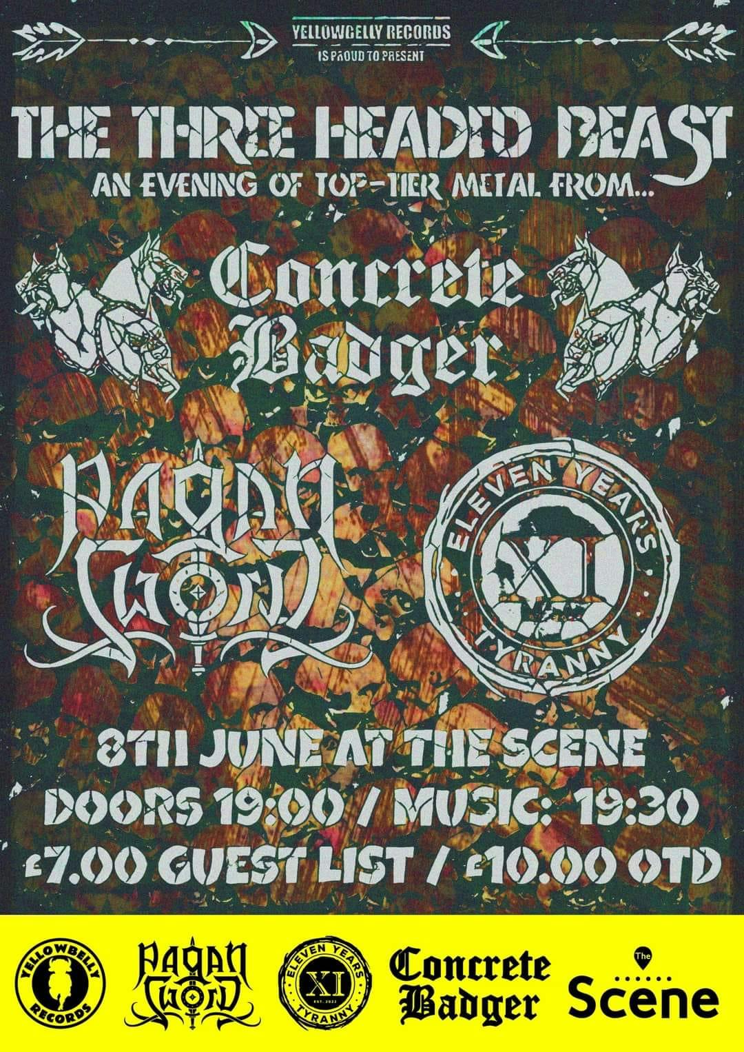 The Three Headed Beast - Yellowbelly Records at The Scene, Lincoln on ...