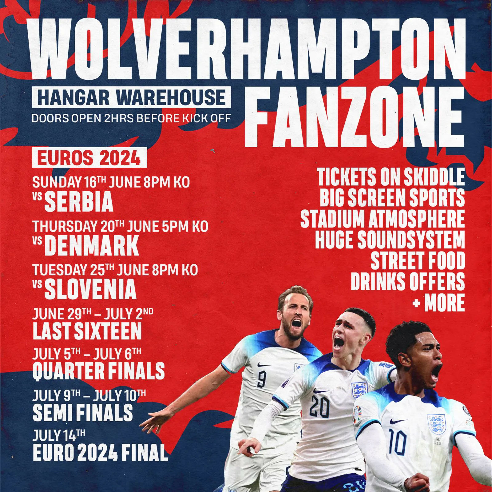 Euro 2024 - England vs Serbia (Opening Qualifier) at The Hangar ...