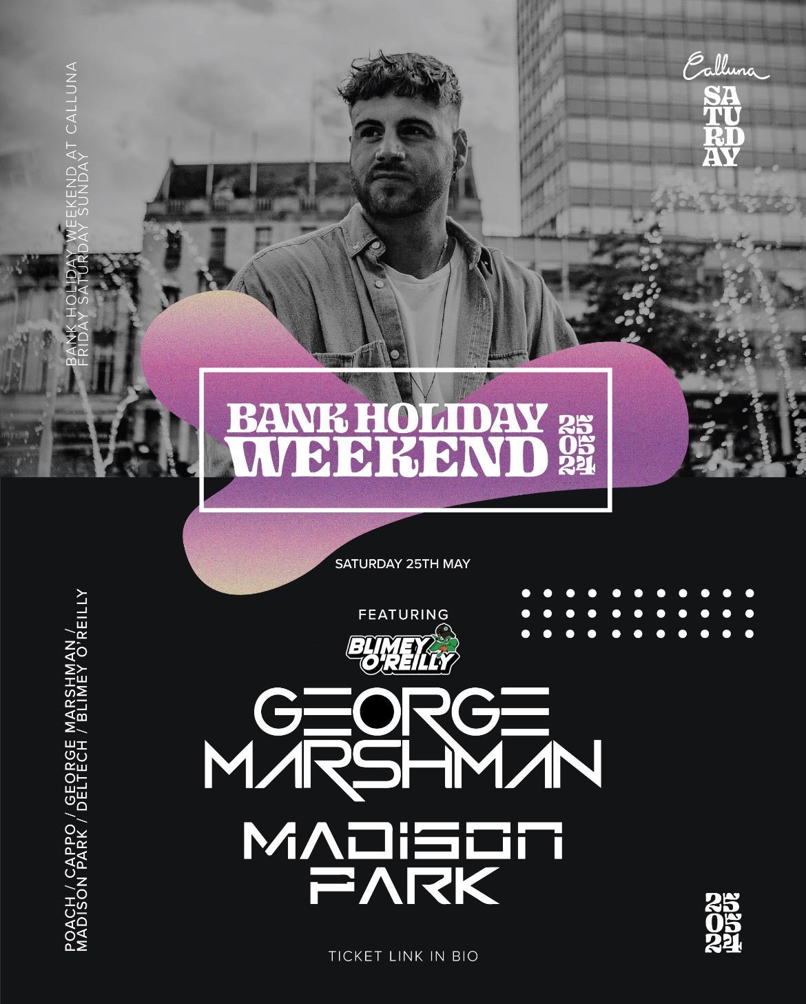 BLIMEY X GEORGE MARSHMAN X MADISON PARK at Calluna, Nottingham on 25th ...