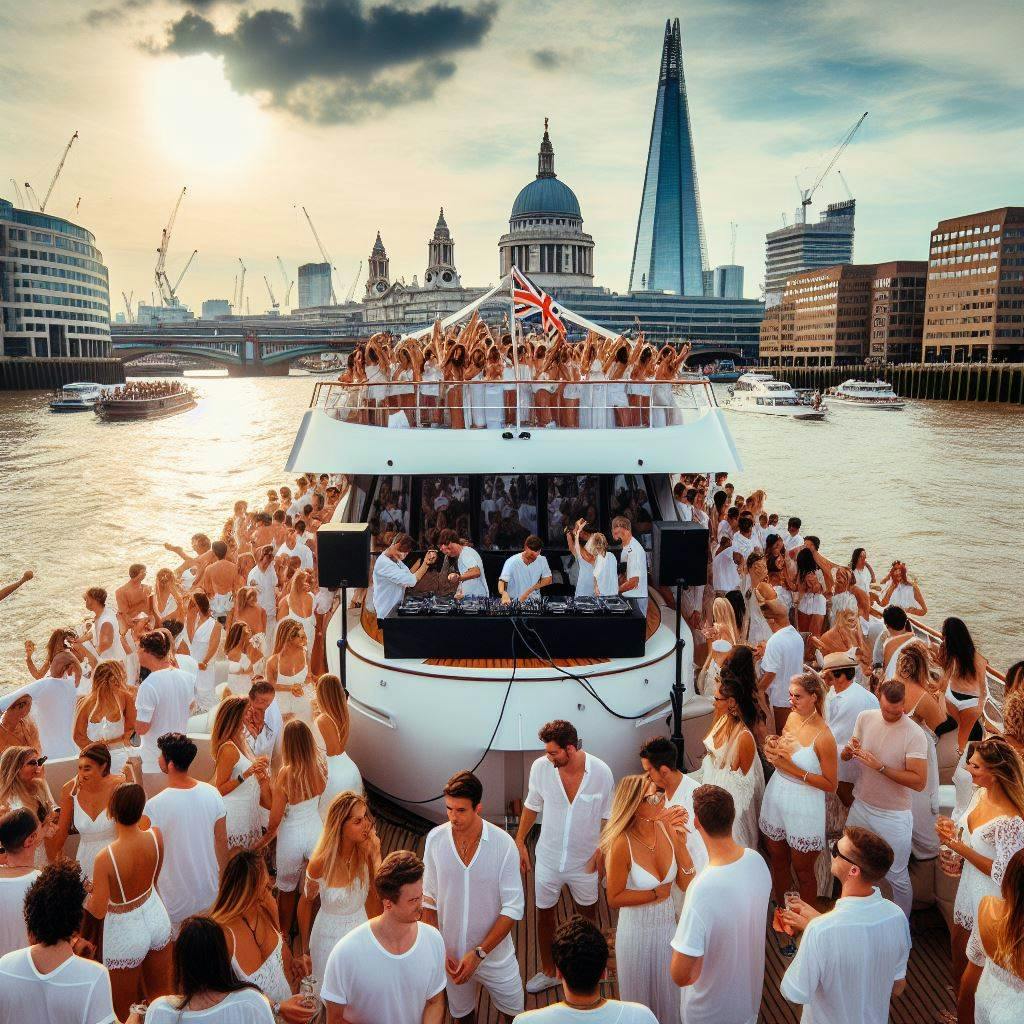 ALL IN WHITE BOAT PARTY + Free after-party at Westminster Millennium ...