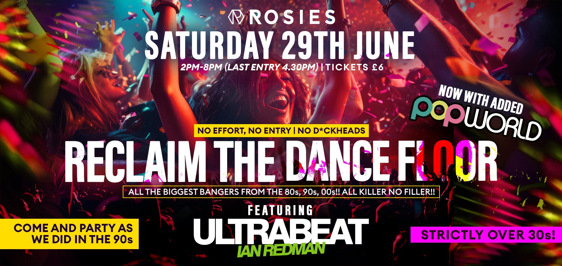 Reclaim The Dancefloor at Rosies - Chester, Chester on 29th Jun 2024 ...