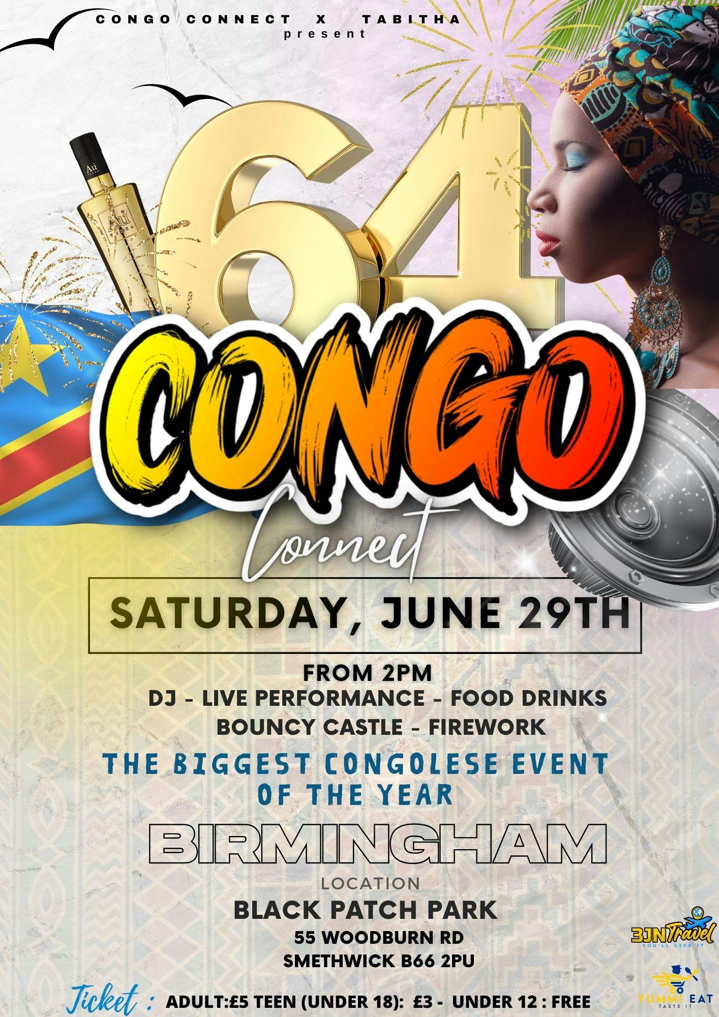Congo 64 at Black Patch Park, Smethwick on 29th Jun 2024 | Fatsoma