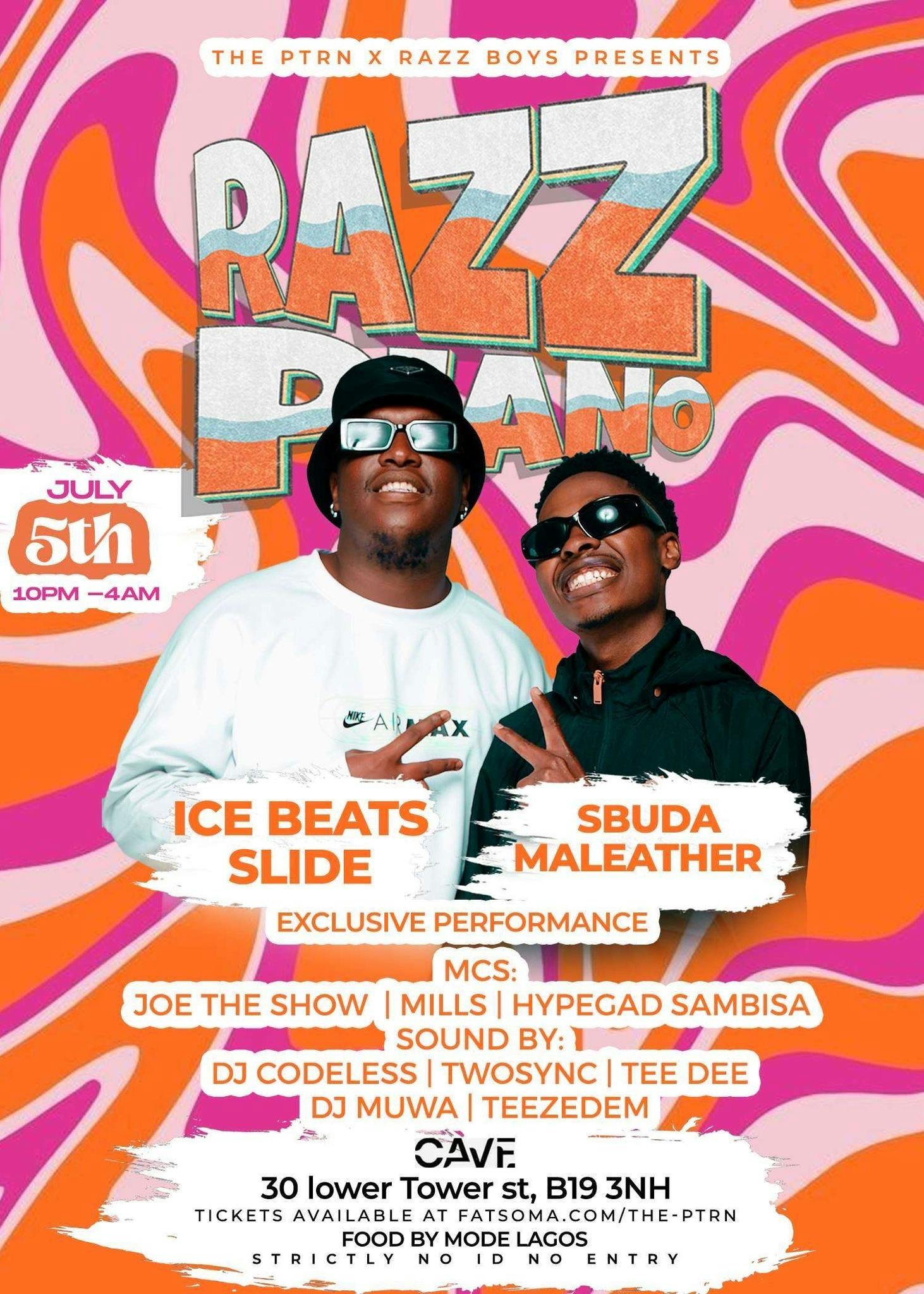 ICE BEATS SLIDE X SBUDA MALEATHER PERFORMING LIVE at Cave, Birmingham ...