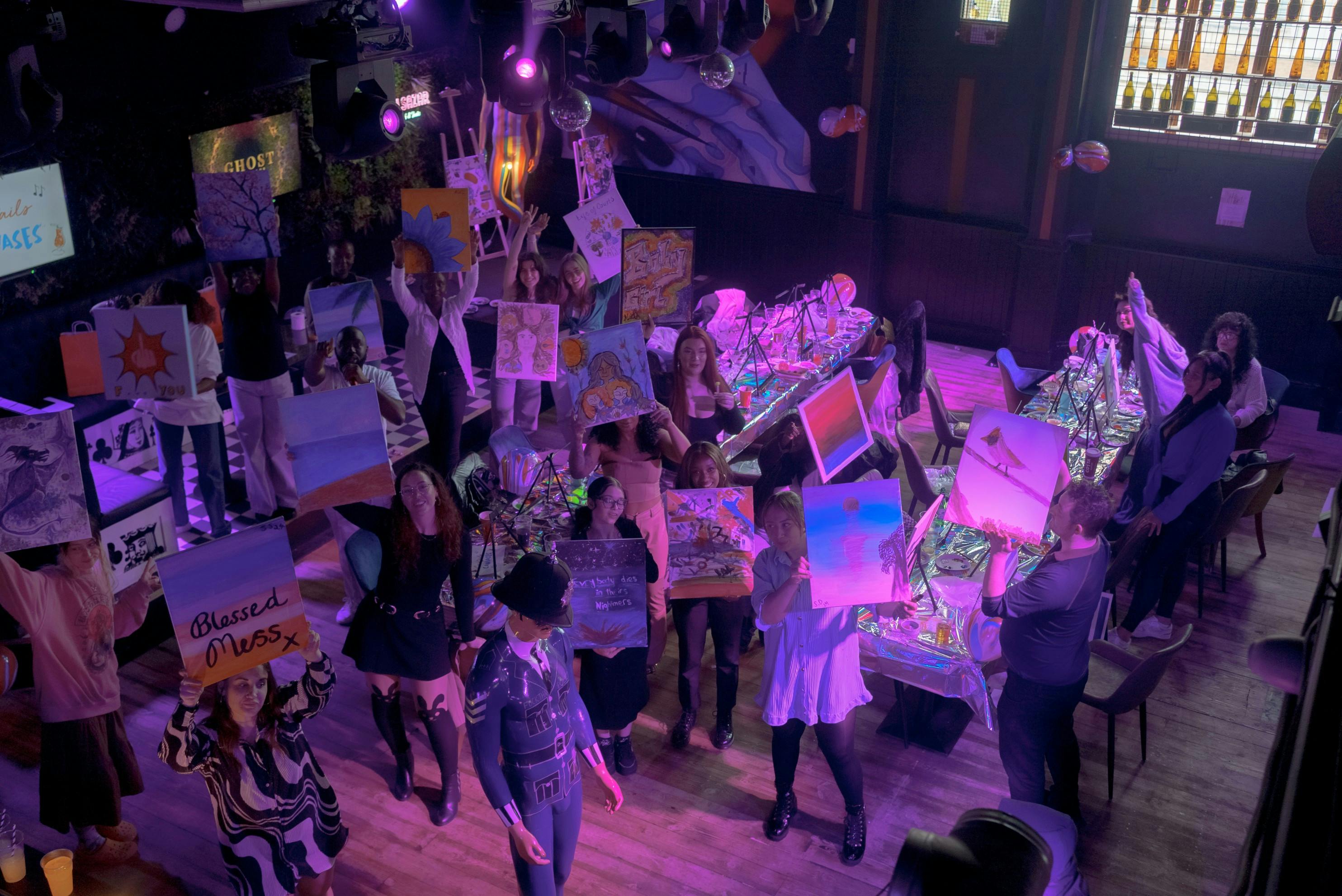 Cocktails N Canvases 27th July ( Sip and Paint) Baa Bar! Carnival ...