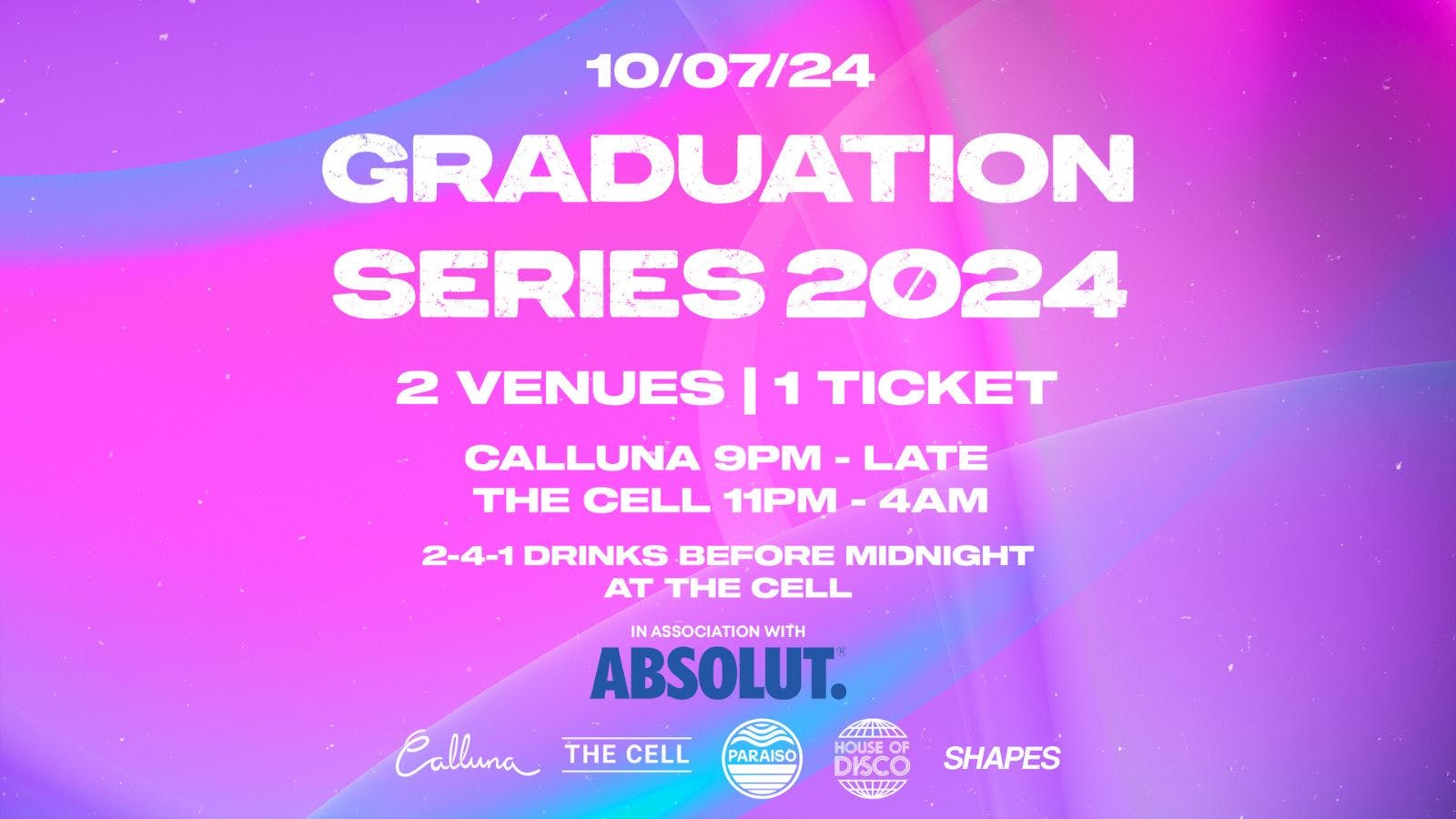 THE CELL x CALLUNA GRADUATION PARTY + EUROS SEMI FINAL AFTER PARTY at ...