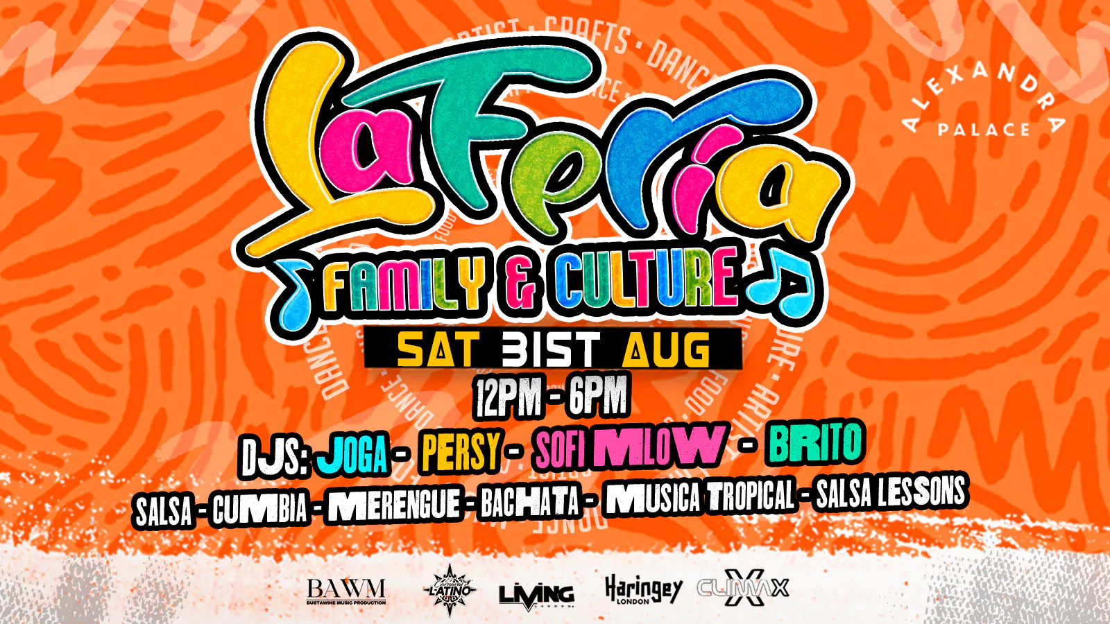 LA FERIA - FAMILY AND CULTURE at Phoenix Bar, The Beach Area, Alexandra ...