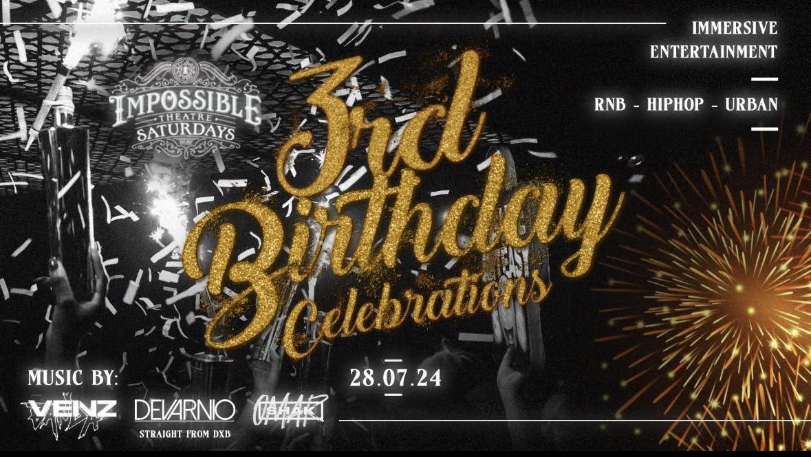Impossible Saturdays - 3rd birthday special at Impossible - Manchester ...