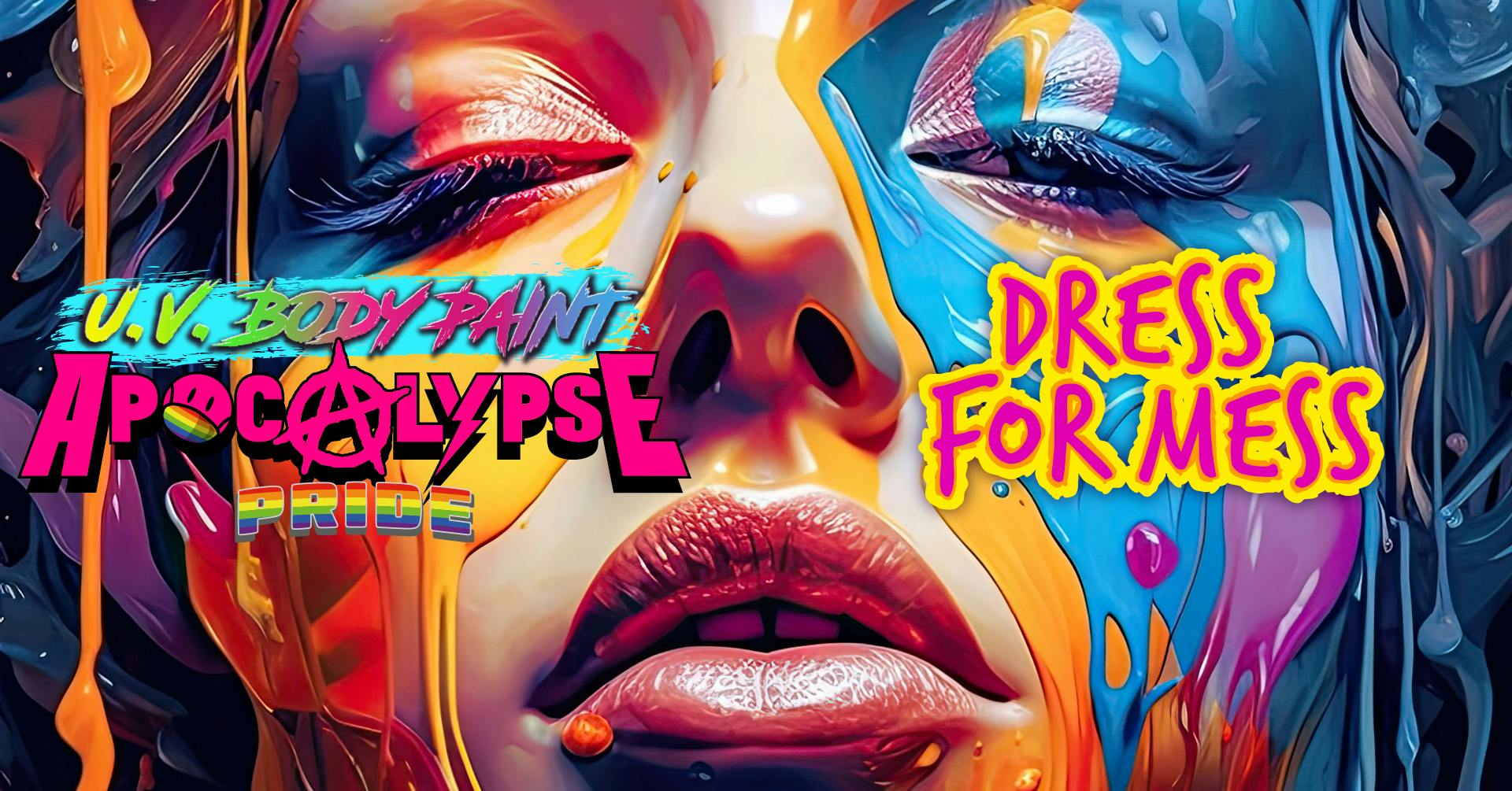 Apocalypse Brighton - UV BODY PAINT *PRIDE*- Metal // Emo ...