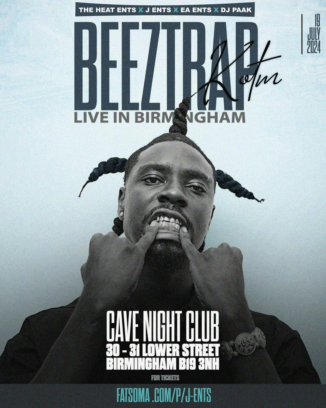 BEEZTRAP x Olivetheboy Performing Live at Cave, Birmingham on 19th Jul ...