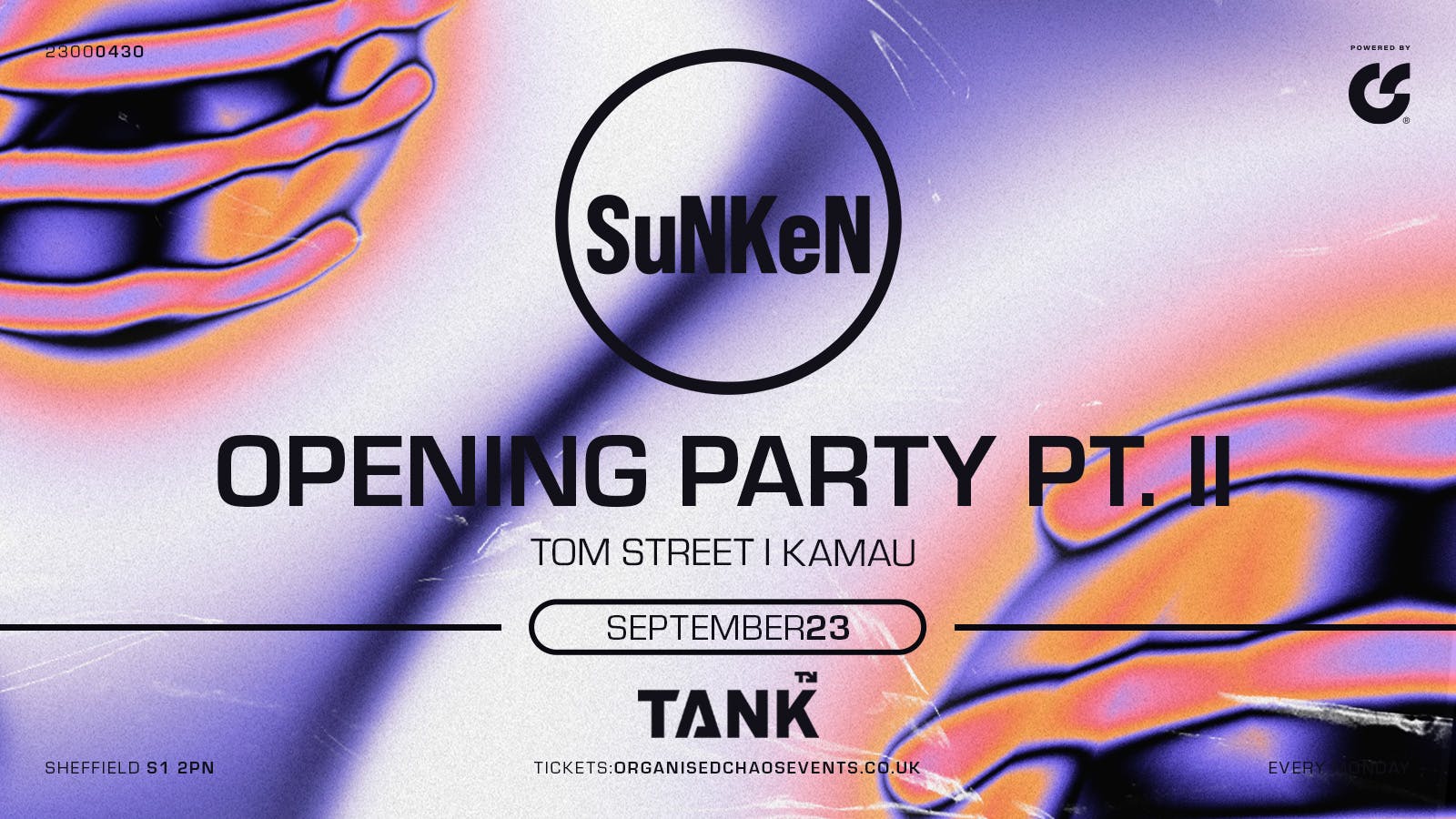 Sunken - Opening Party Pt. 2 - Mondays at Tank at Tank, Sheffield on ...