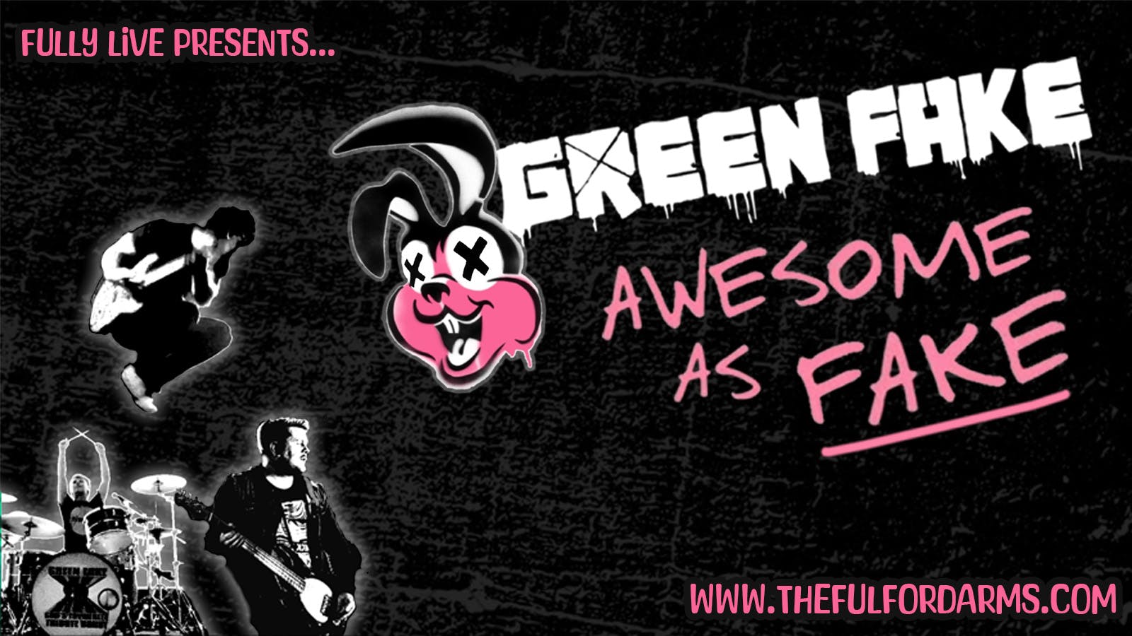 GREEN FAKE (God's Favourite Tribute Band) at The Fulford Arms, York on ...