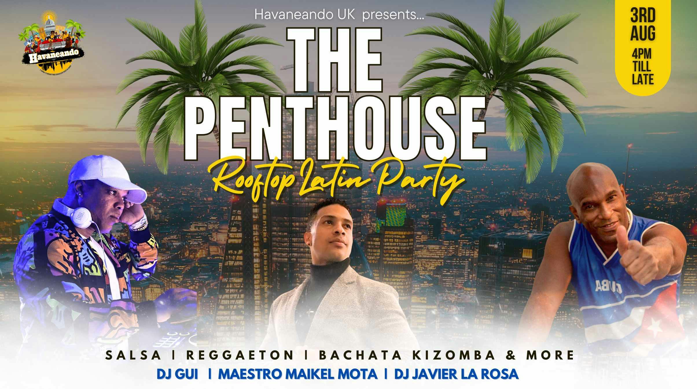 Havaneando - The Penthouse Rooftop Latin Party at Uncommon Liverpool ...