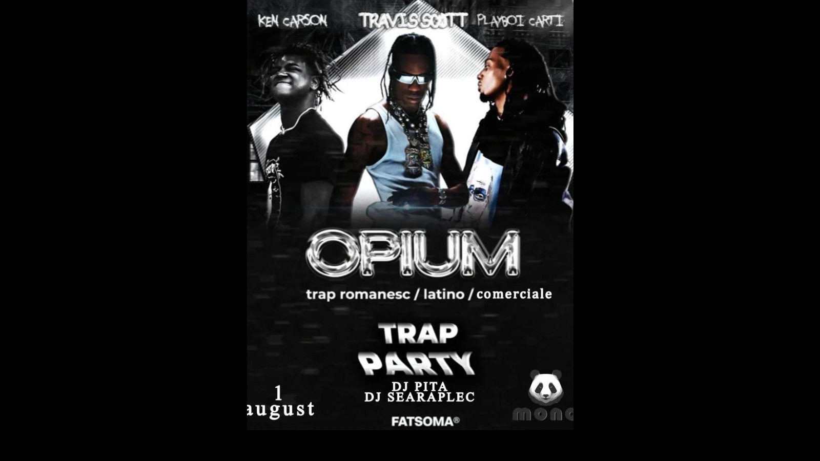 Opium Trap Party at Club Mono, București on 1st Aug 2024 | Fatsoma