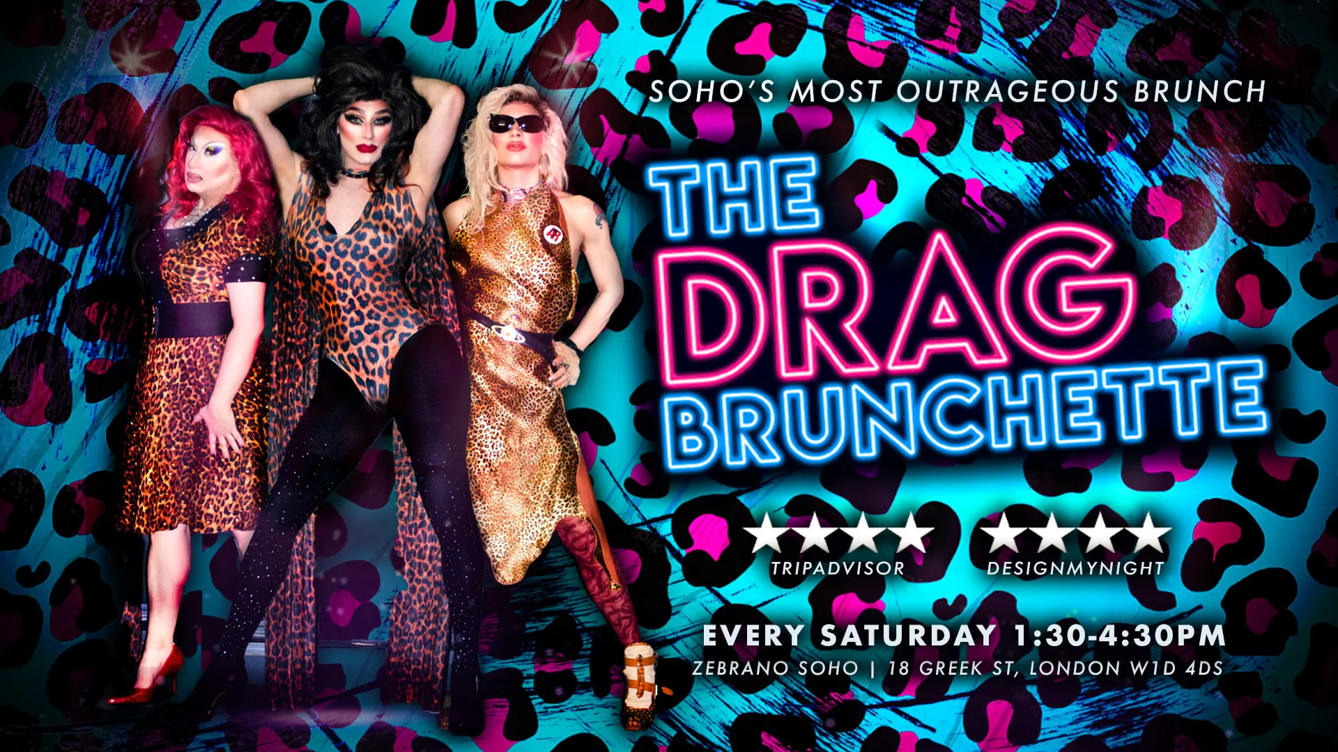 The Drag Bottomless Brunchette at Soho Zebrano, London on 7th Sep 2024 ...