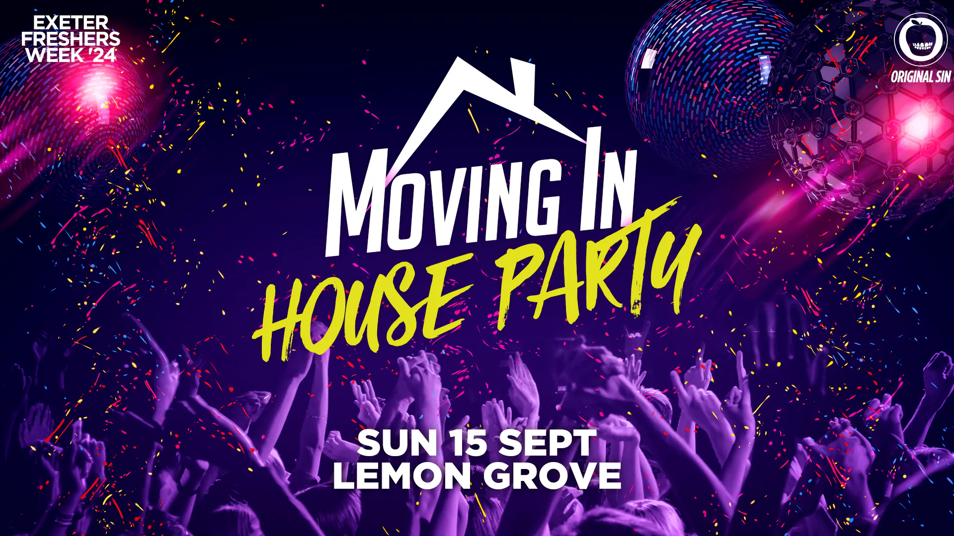 Exeter Freshers Week: Moving In House Party at Lemon Grove, Exeter on ...