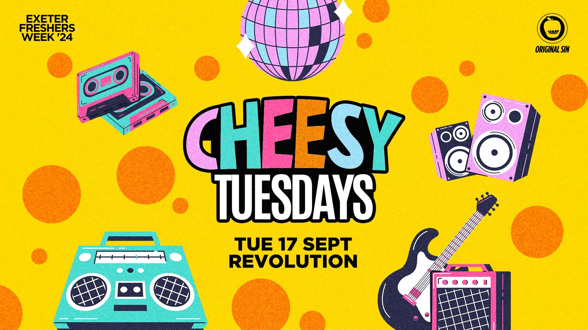 Exeter Freshers Week: Cheesy Tuesdays Launch Party at Revolution Exeter ...