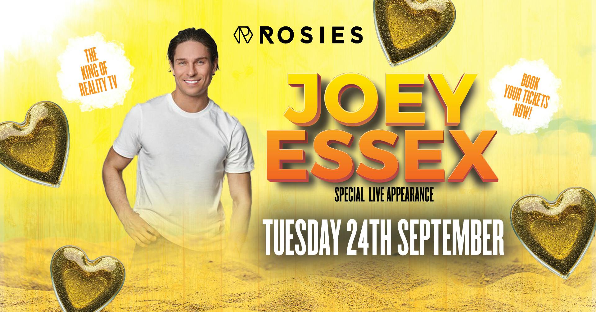 Poptastic Tuesdays With Joey Essex at Rosies - Chester, Chester on 24th ...