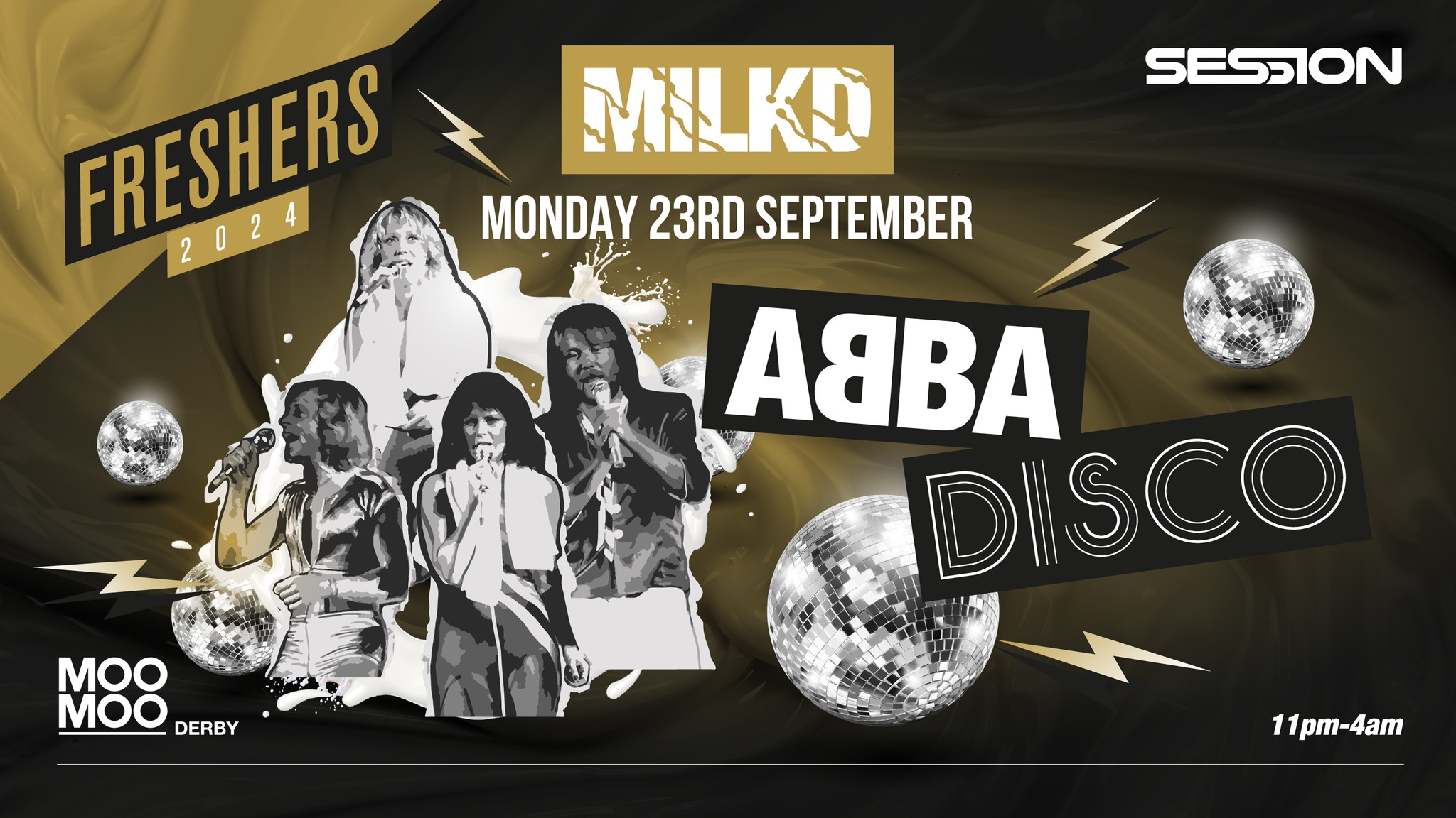 Session Freshers ABBA Disco! Monday 23rd September At Moo Moo! at ...