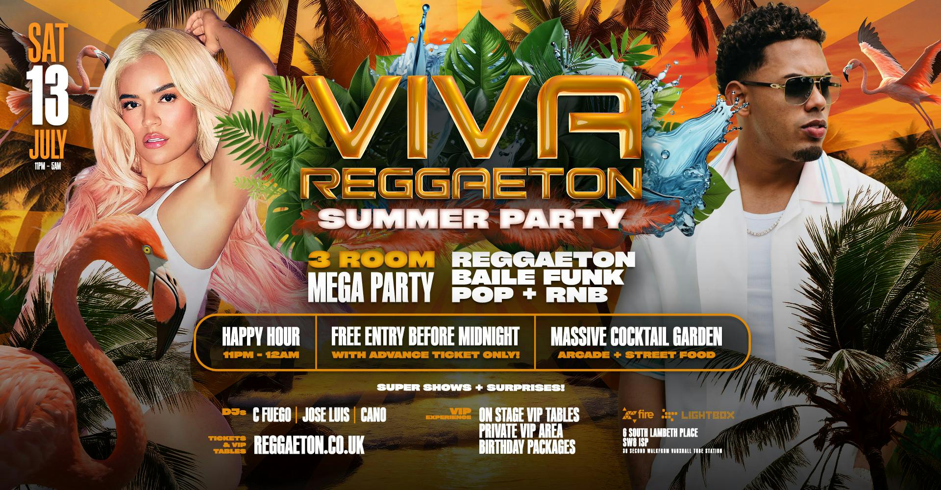 REGGAETON All Night Long at Lightbox, London on 13th Jul 2024 | Fatsoma