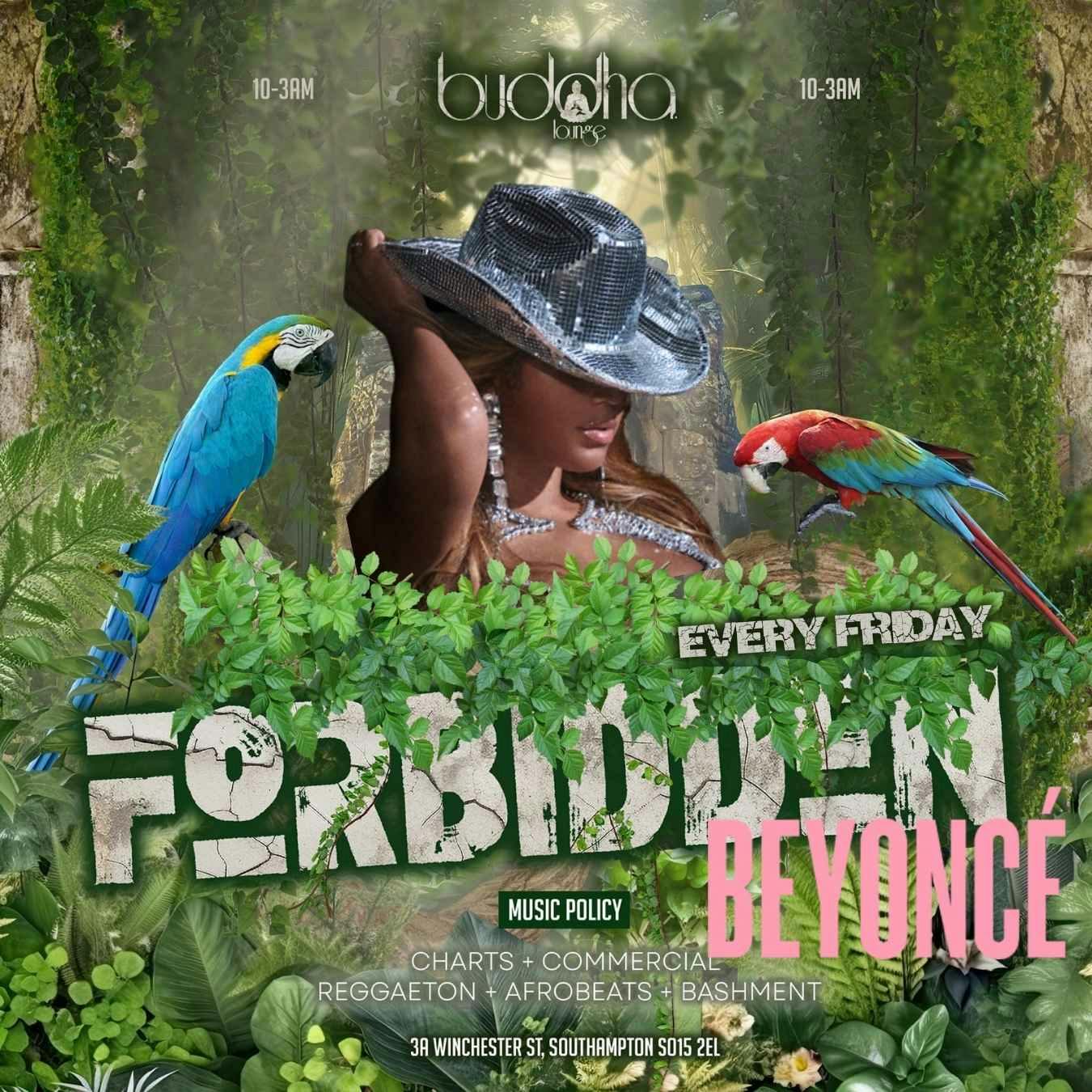 FORBIDDEN FRIDAYS; QUEEN B TAKES OVER at Buddha Lounge, Southampton on 2nd Aug | Fatsoma