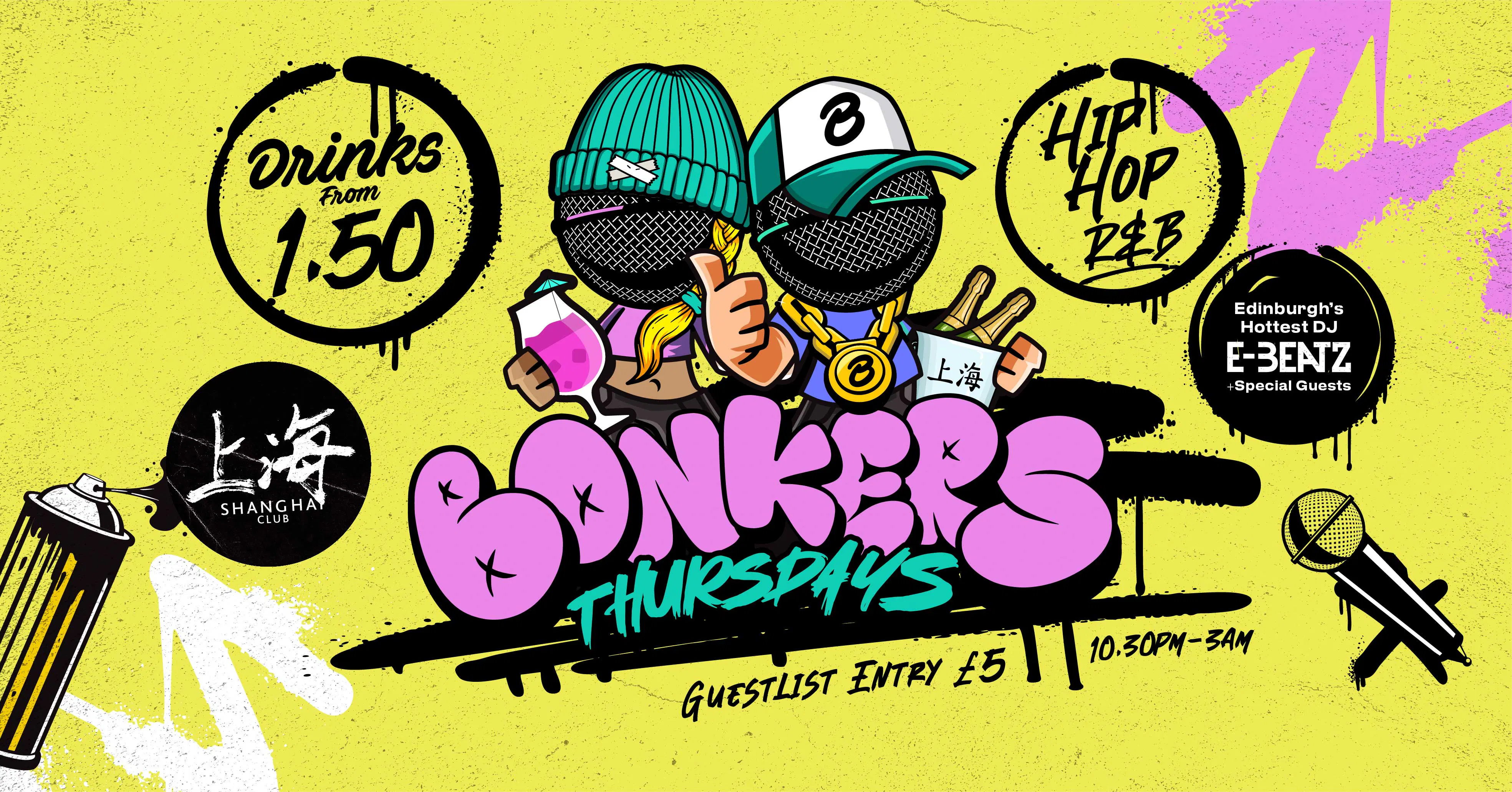 BONKERS Official Launch Party // Shanghai Club at Shanghai Nightclub ...