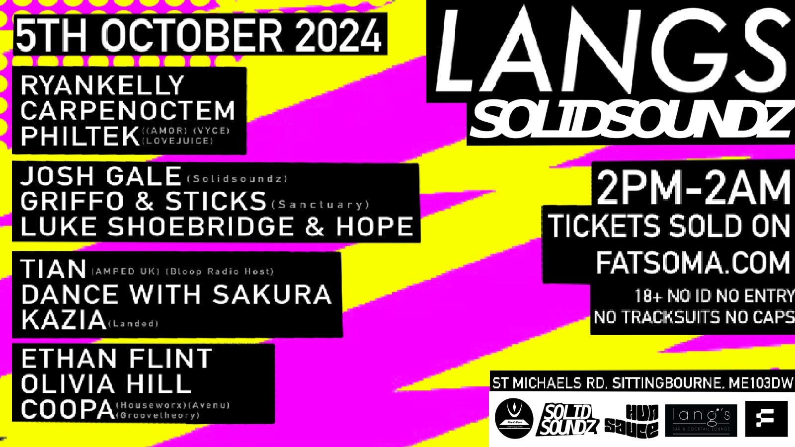 LANGS SOLIDSOUNDZ DAY & NIGHT RAVE at Lang's Bar & Cocktail Lounge ...