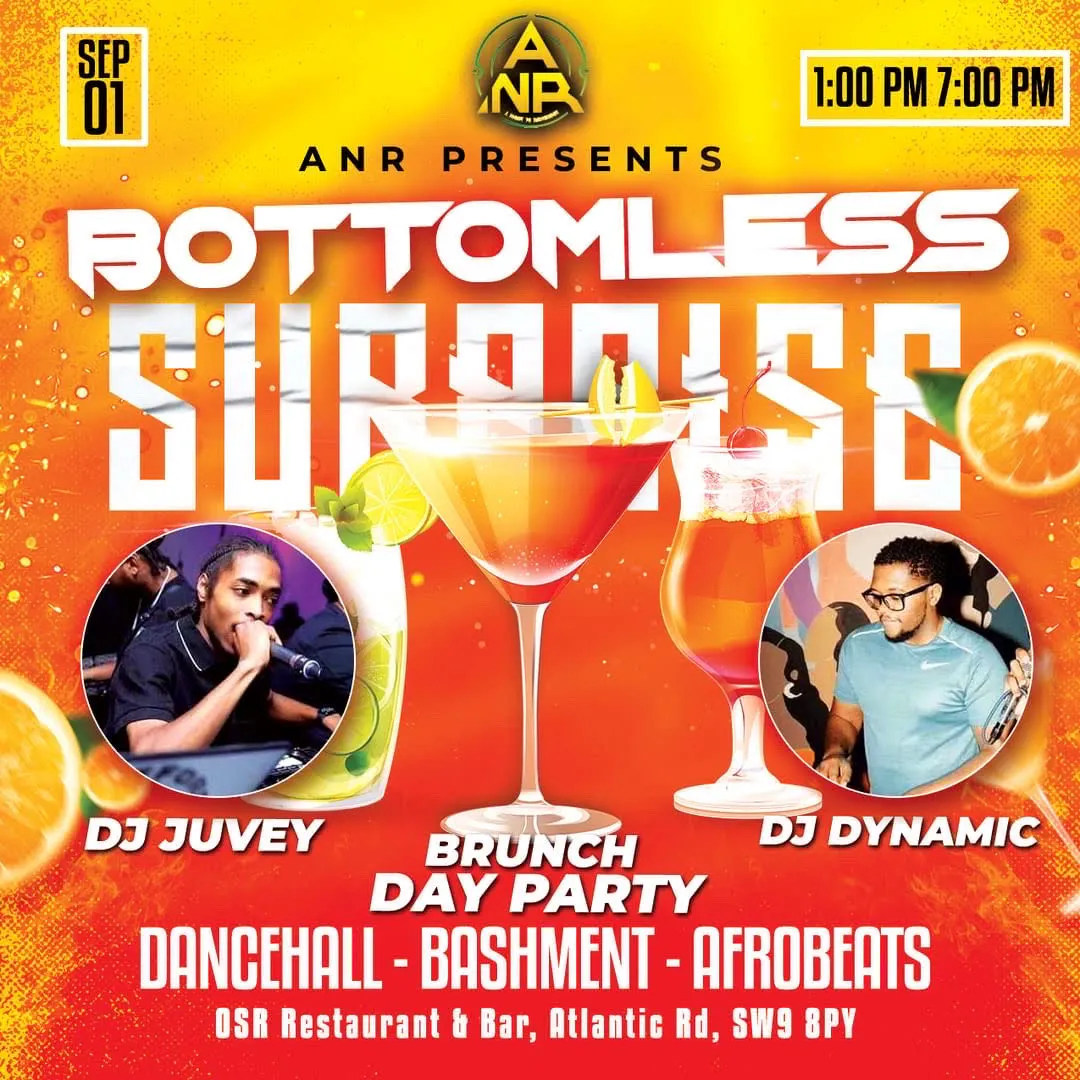 Bottomless Surprise: Brunch and Day Party at OSR Restaurant & Bar ...