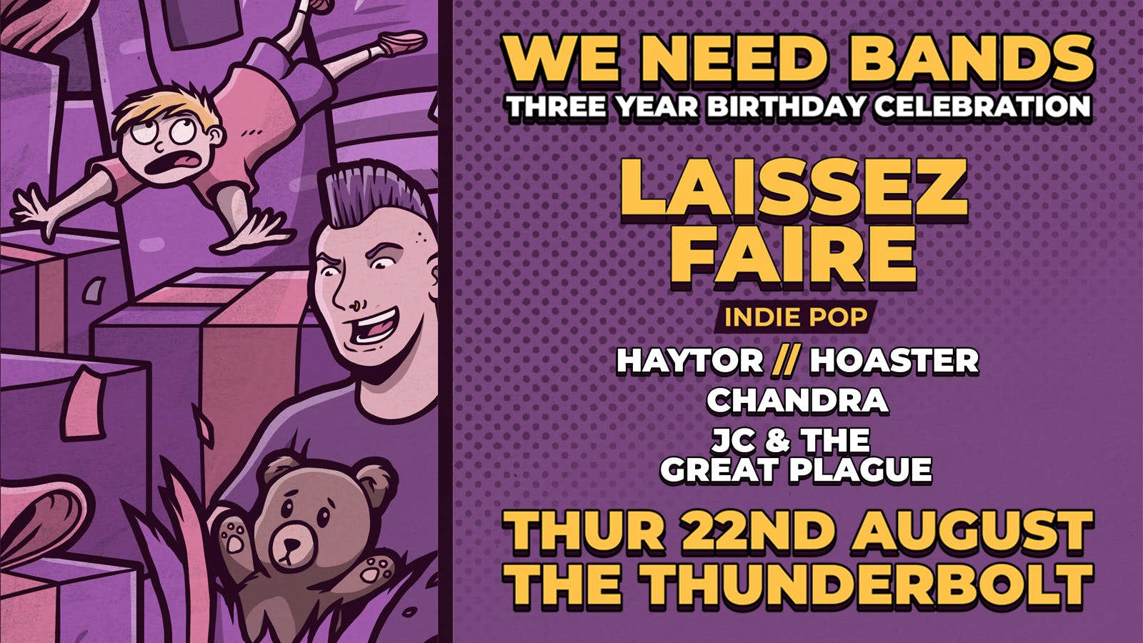 We Need Bands' Three Year Birthday | #1 | Laissez Faire + Haytor ...