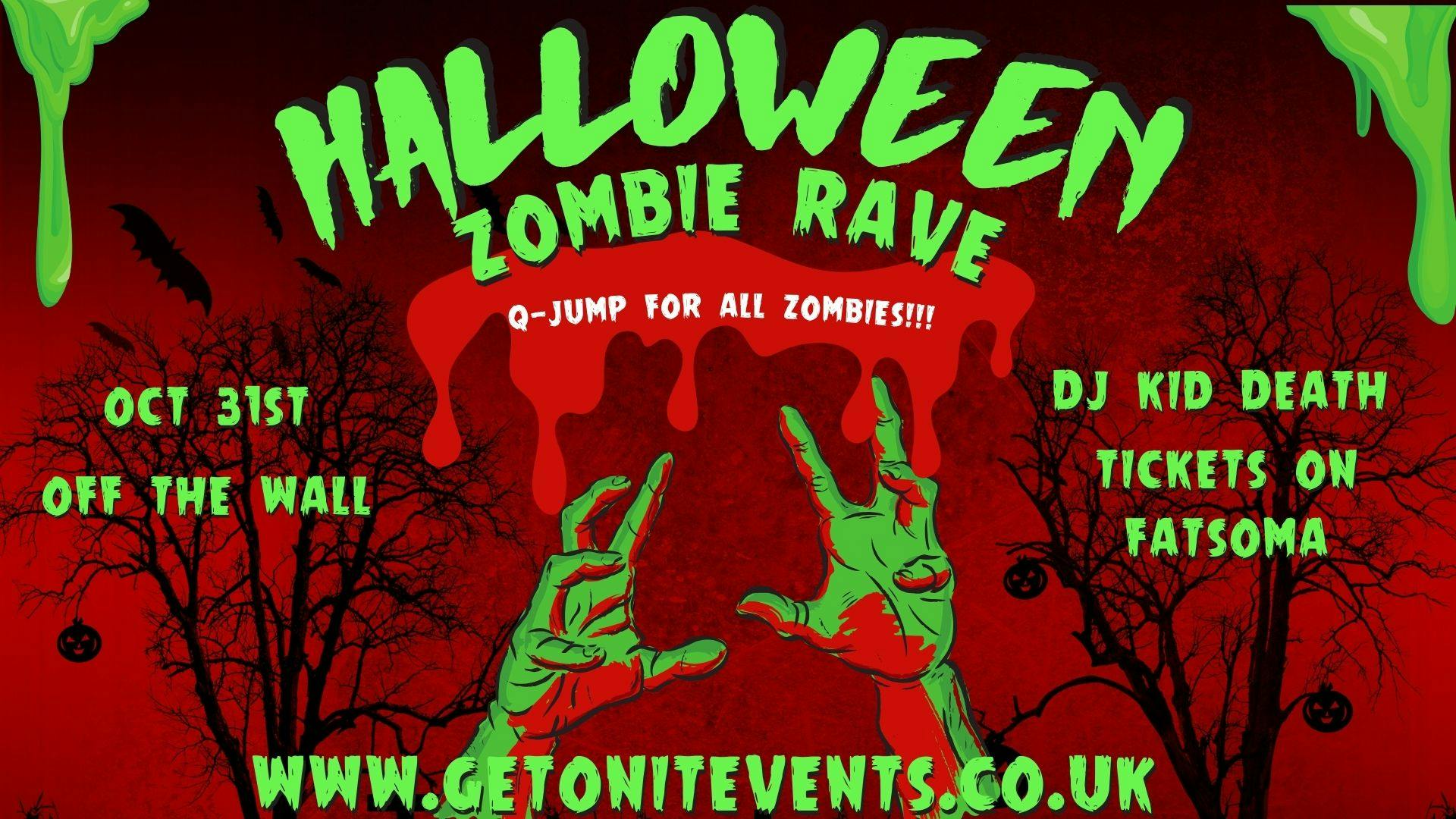 Zombie Rave - Chesters biggest Halloween event at Off The Wall Chester ...