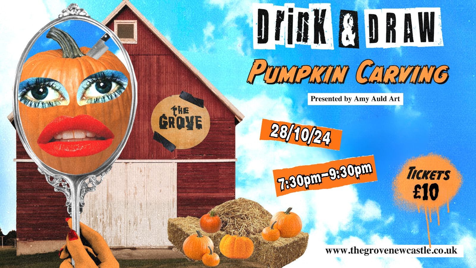 Drink & Draw - Pumpkin Carving 🎃 at The Grove, Newcastle upon Tyne on ...