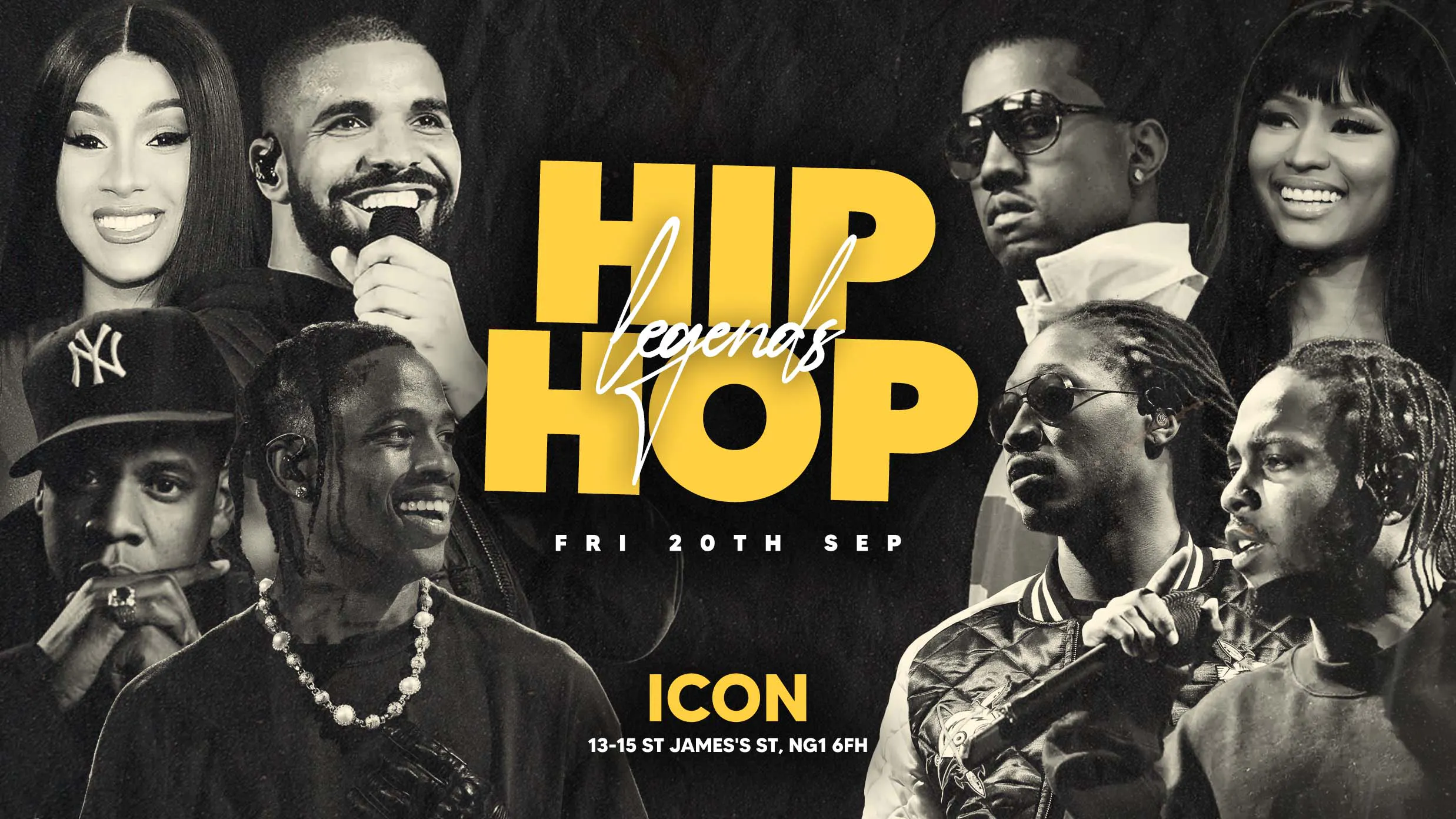 Hip Hop Legends Night - LAST 20 TICKETS at Icon , Nottingham on 20th ...
