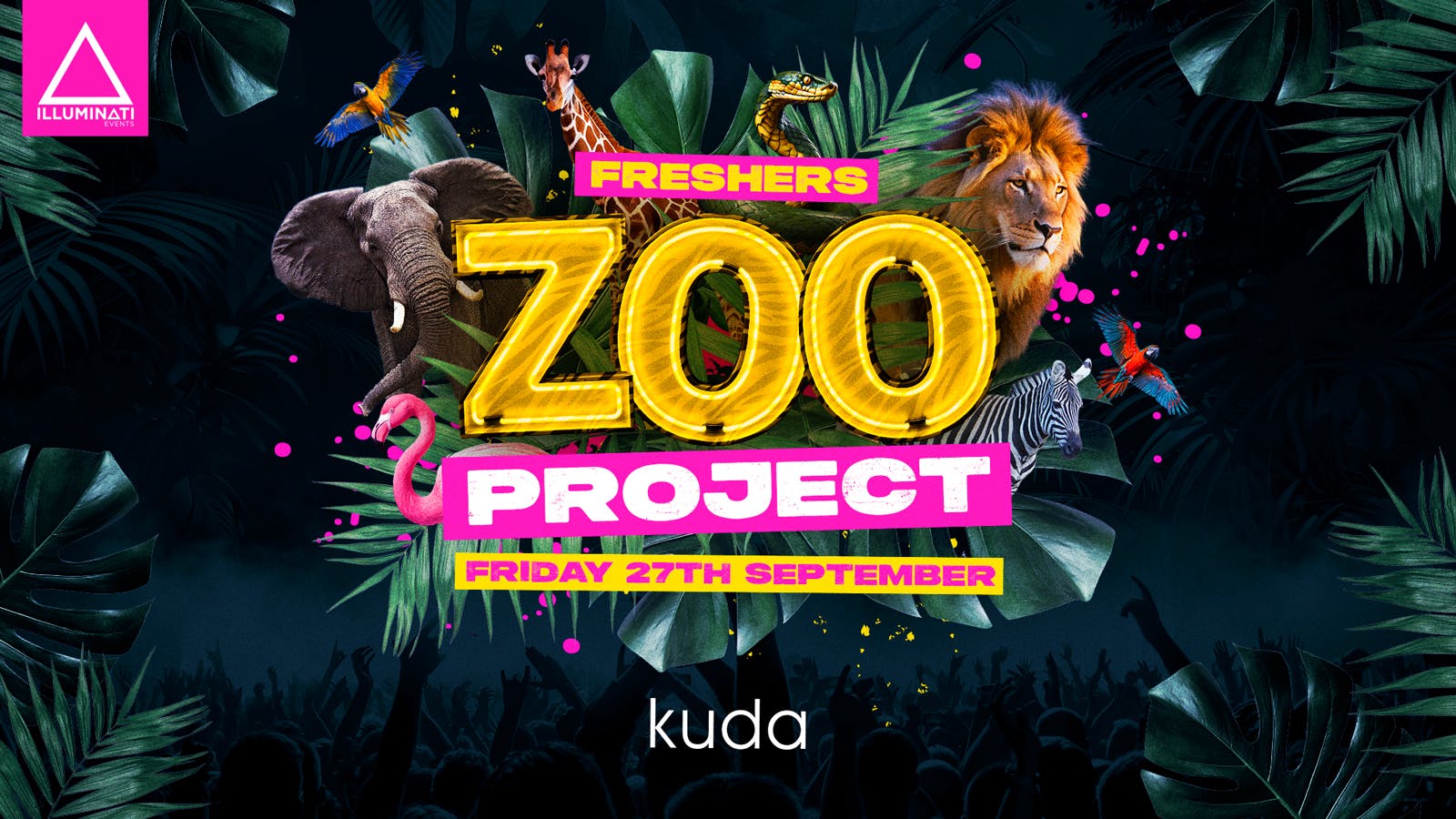 Official Freshers Ibiza ZOO Project 🐯🐼🌴 at Kuda, York on 27th Sep | Fatsoma
