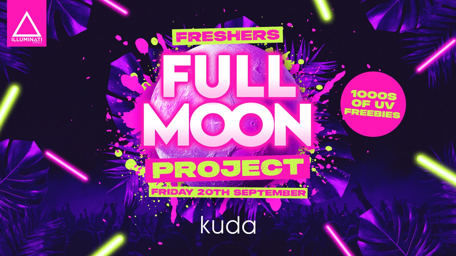 Official Freshers FULL MOON Project 🌕 at Kuda, York on 20th Sep 2024 ...