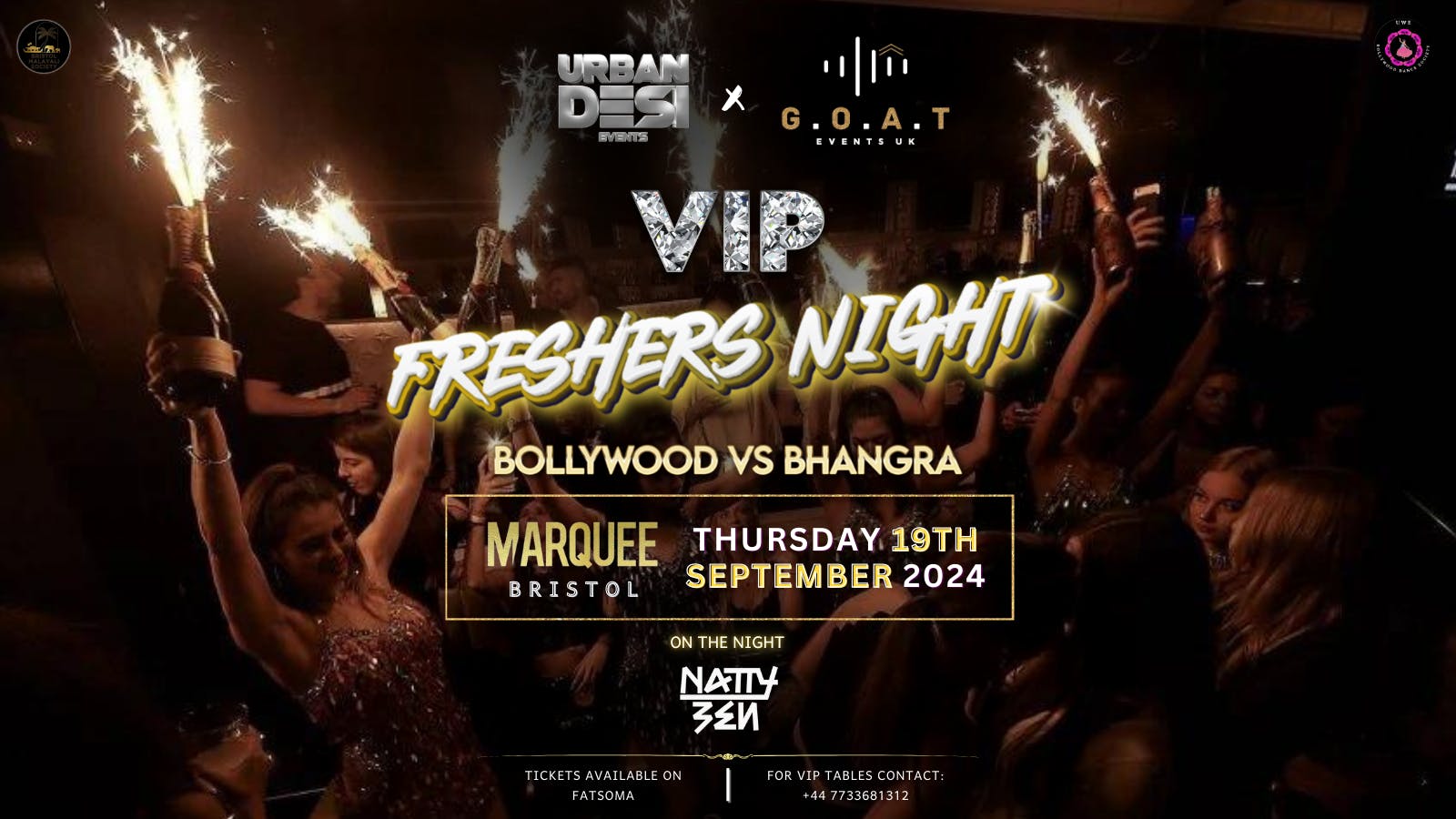 VIP Freshers Welcome Party(Bollywood VS Bhangra) at Marquee Cocktail ...