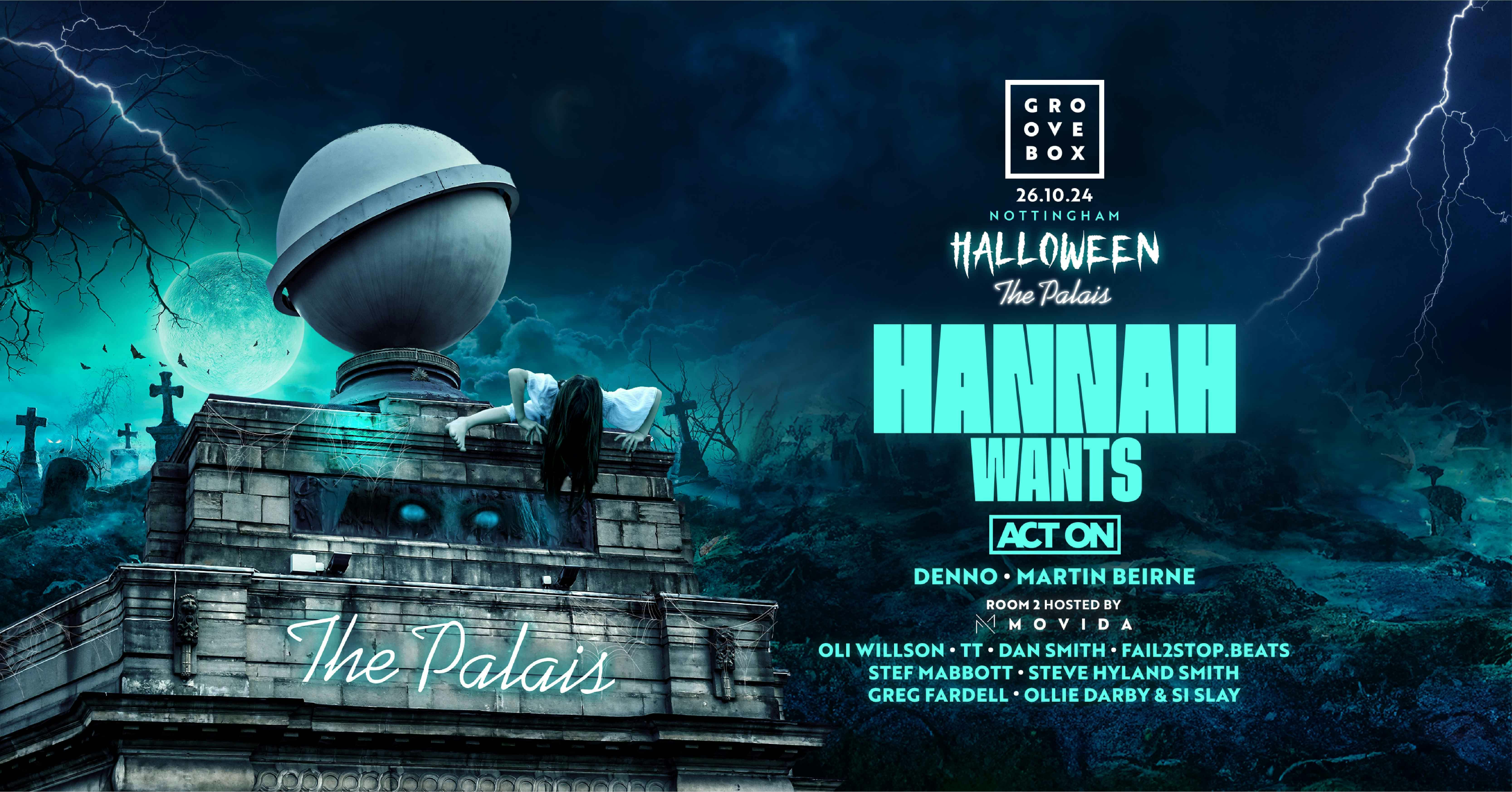 Groovebox Halloween with Hannah Wants at The Palais at The Palais ...